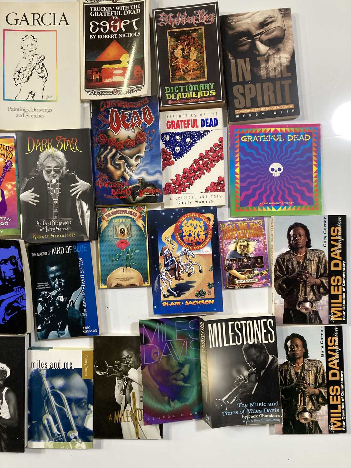 Lot 110 - BOOK COLLECTION - MILES DAVIS / GRATEFUL