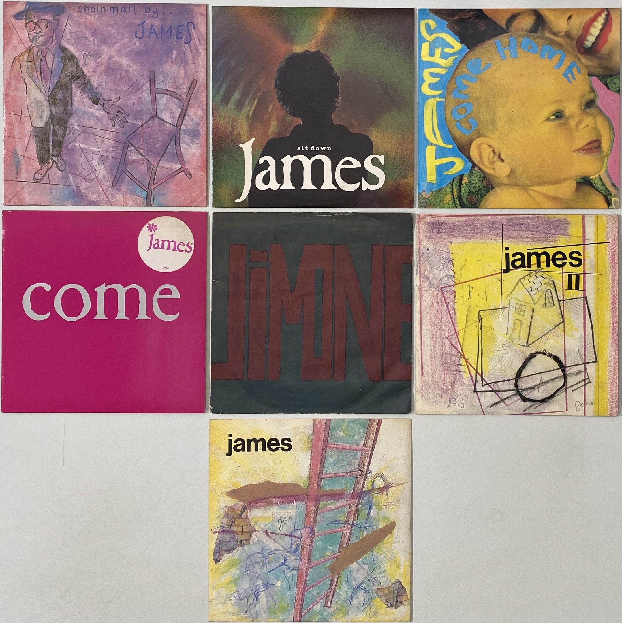 Lot 13 - JAMES - LP/ 12"/ 7" PACK