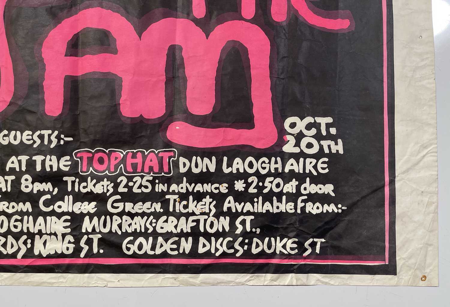 Lot 437 - THE JAM - A RARE CONCERT POSTER, DUBLIN,