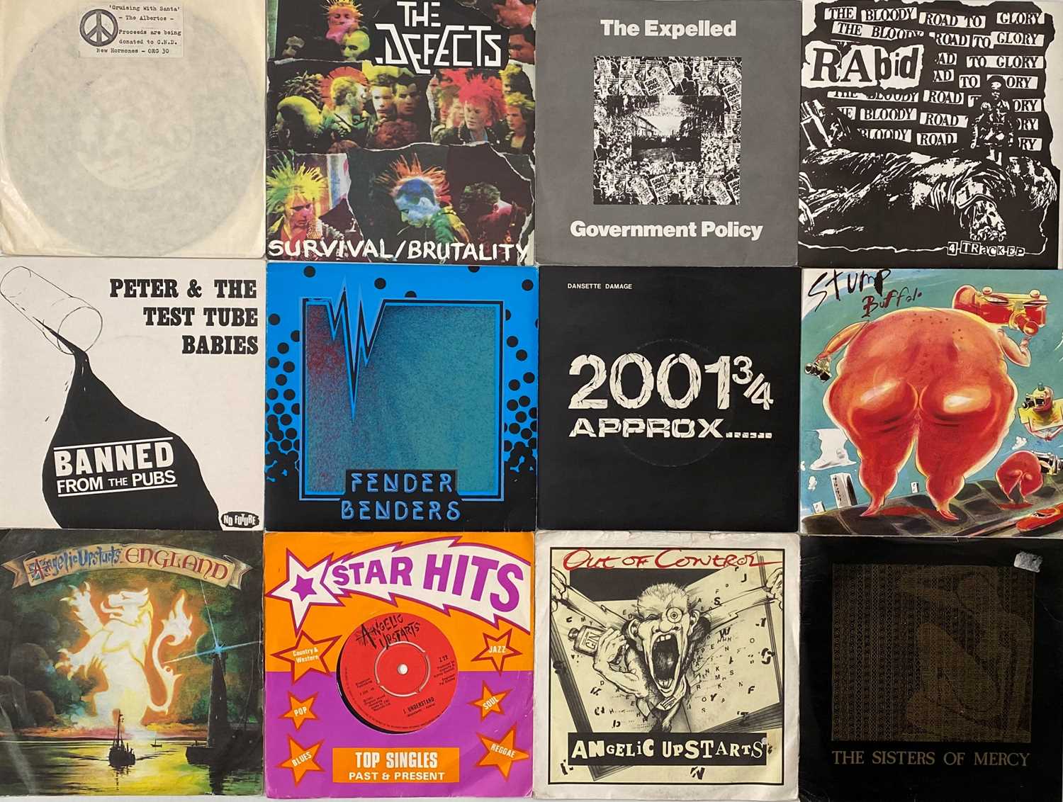 Lot 69 - PUNK/NEW WAVE - 7" COLLECTION (MANY RARITIES)