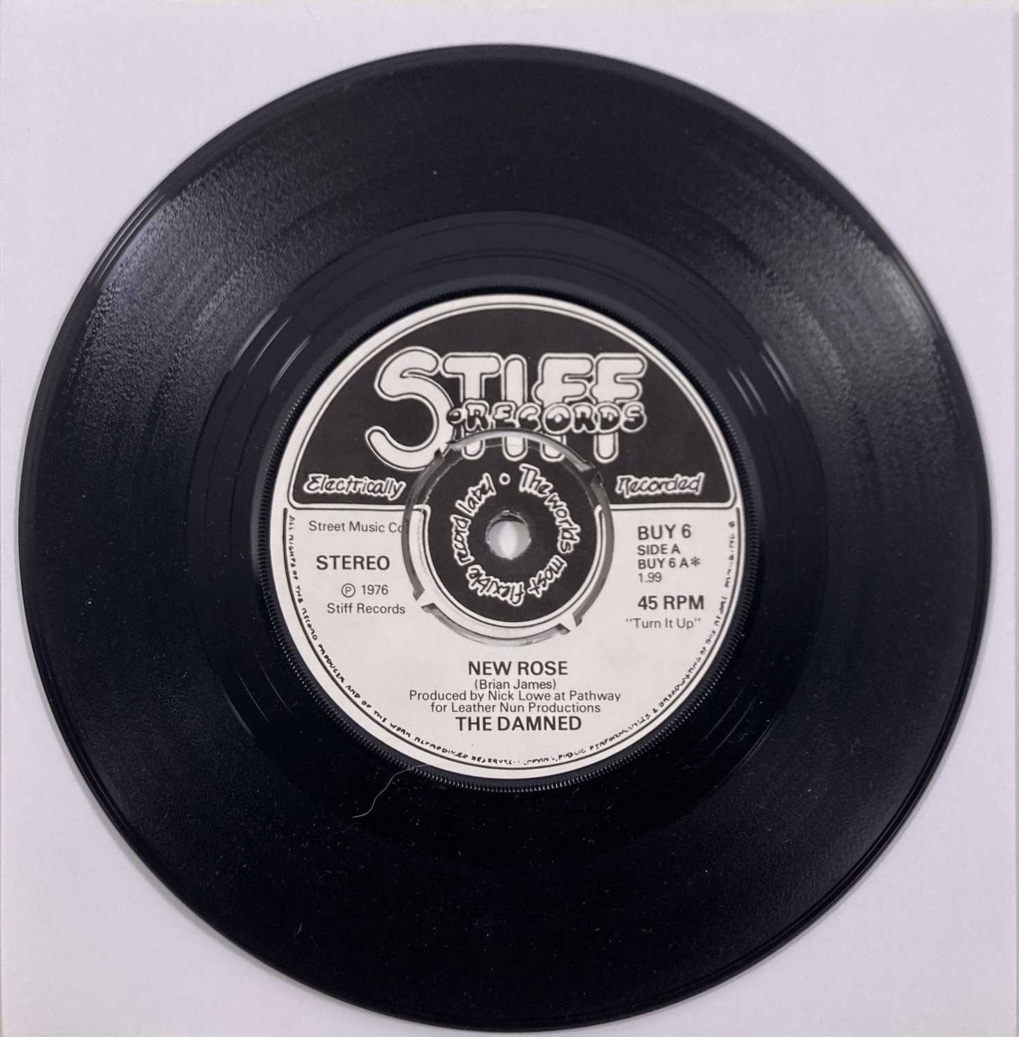 Lot 77 - THE DAMNED - NEW ROSE / HELP (ORIGINAL UK