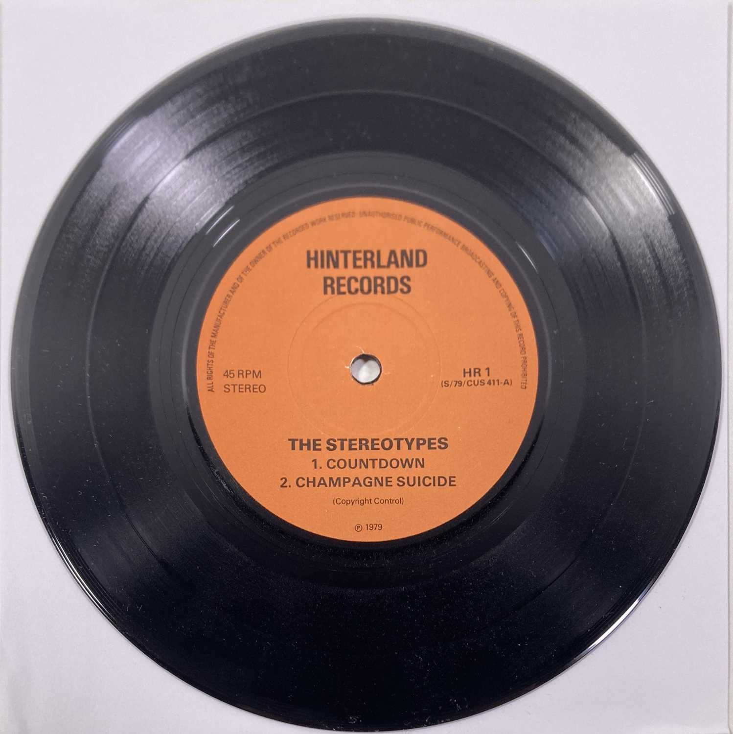 Lot 78 - THE STEREOTYPES - COUNTDOWN EP (HINTERLAND
