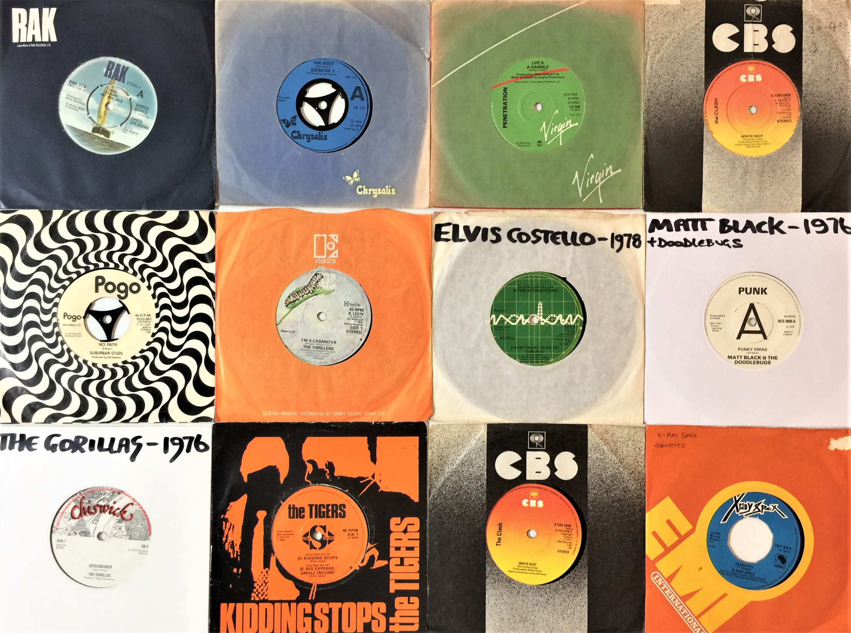 Lot 160 - Punk 7" - 1976 To 1979