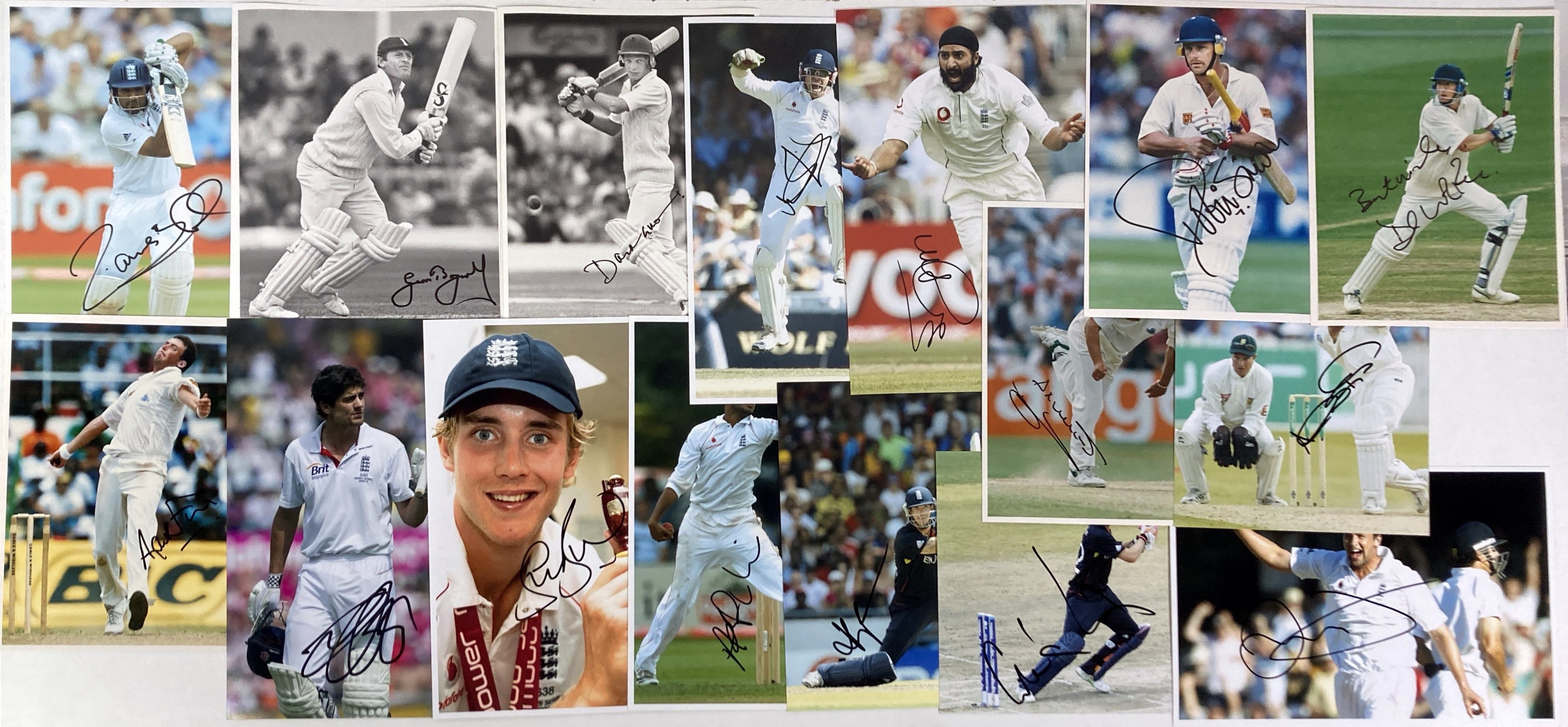 Lot 52 - SPORTING MEMORABILIA - CRICKET STARS - SIGNED