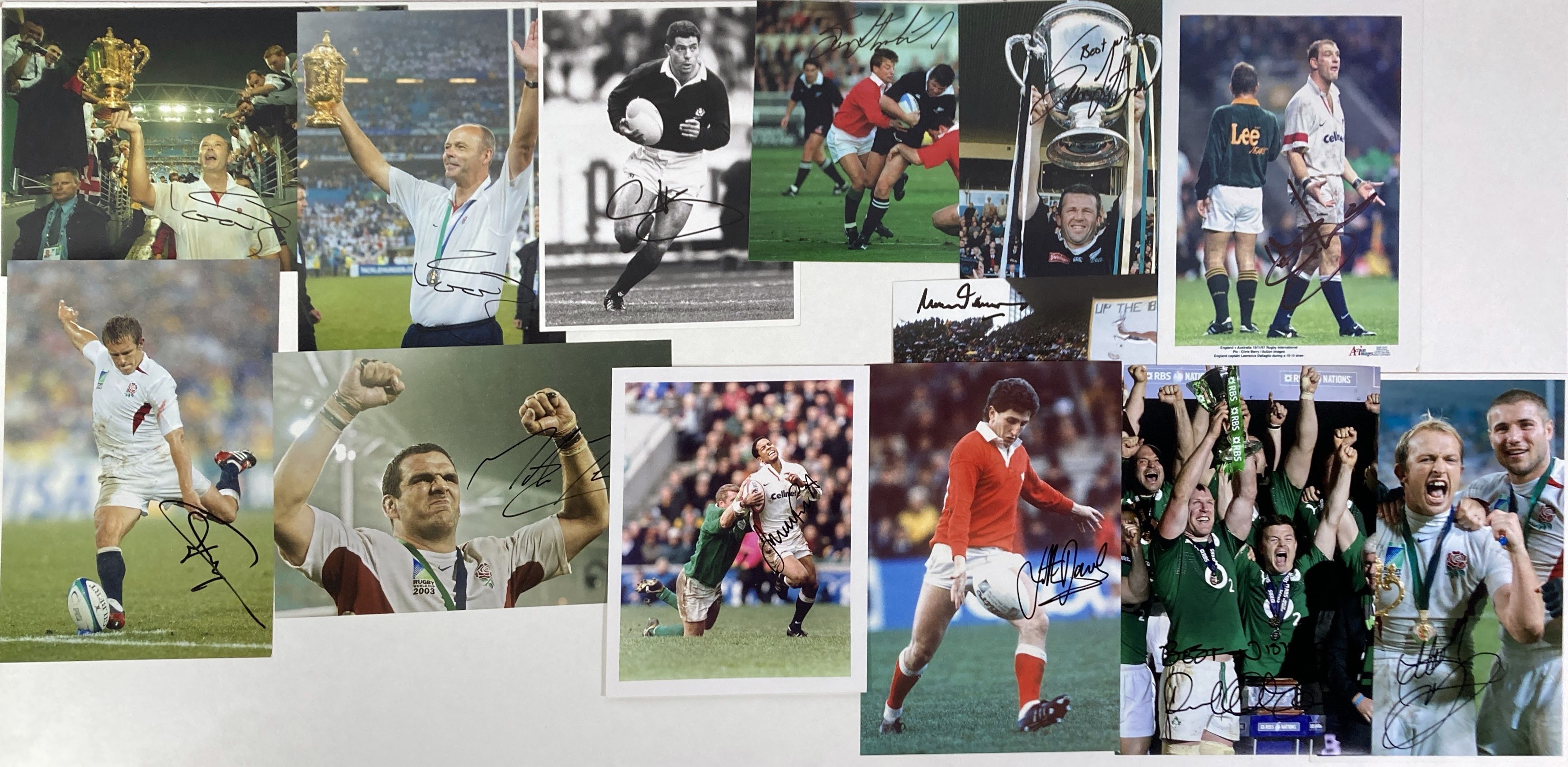 Lot 283 - SPORTING MEMORABILIA - RUGBY STARS - SIGNED