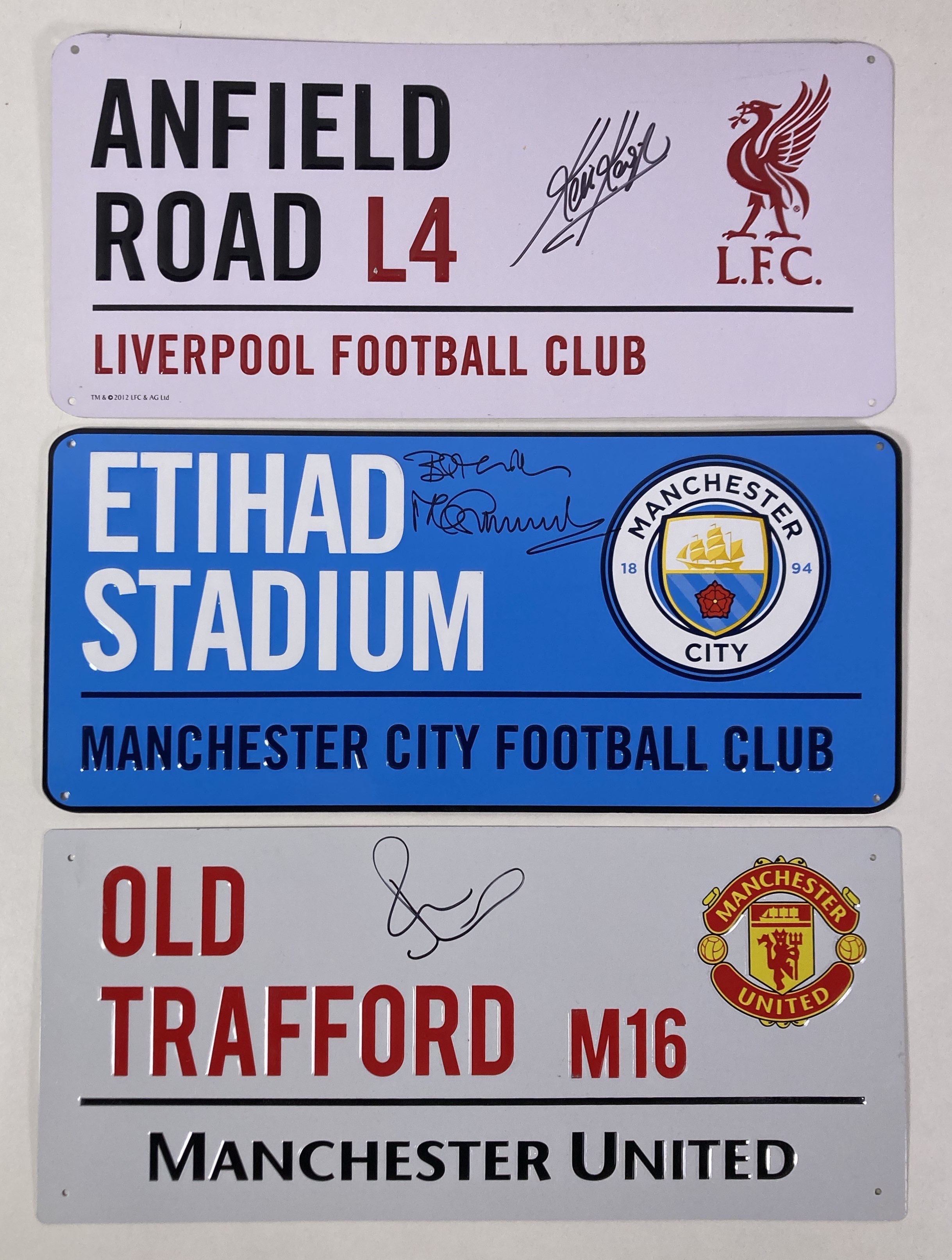 Lot 16 - FOOTBALL MEMORABILIA - SIGNED STADIUM SIGNS
