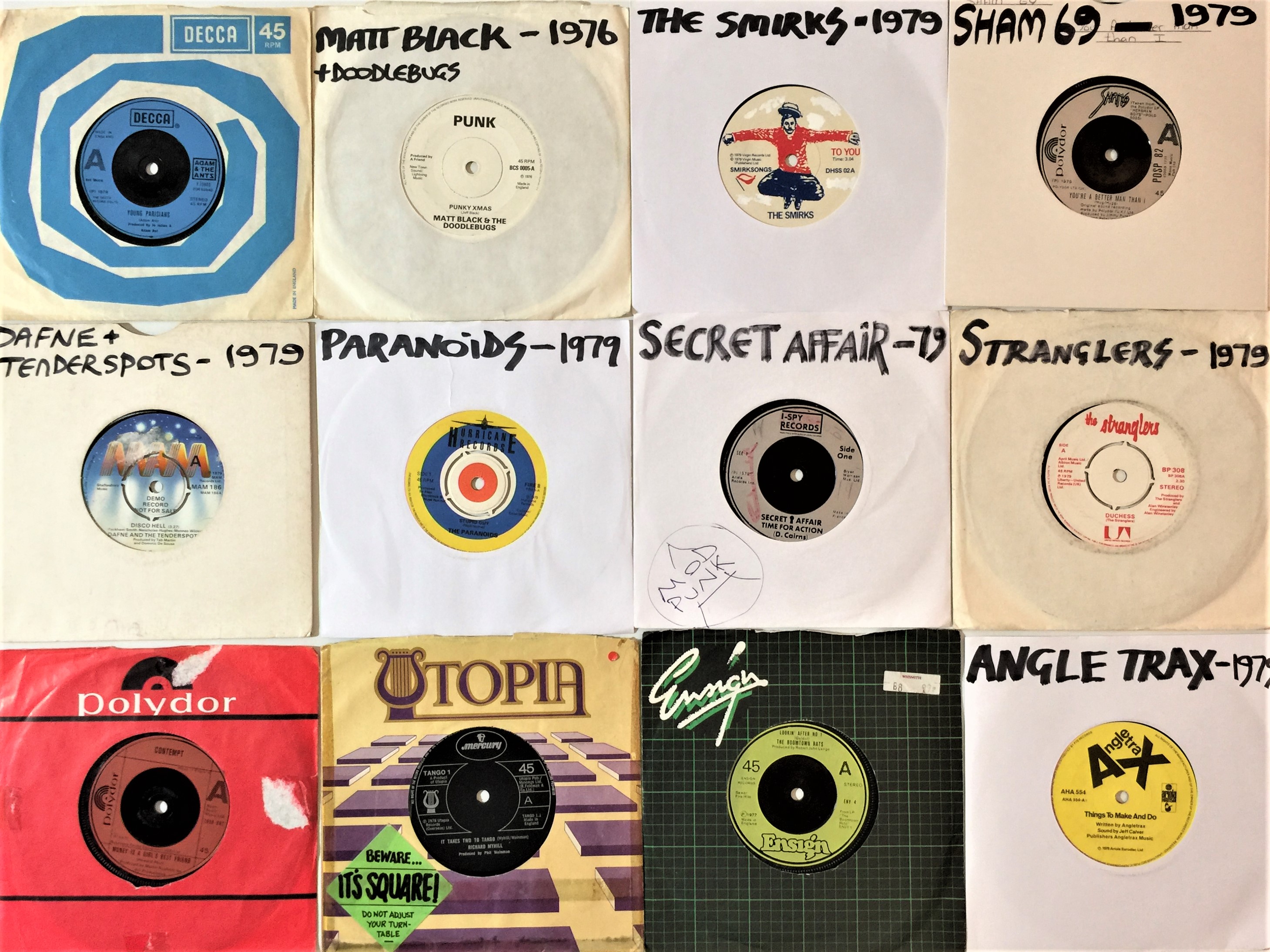 Lot 162 - Punk 7" - 1976 To 1979