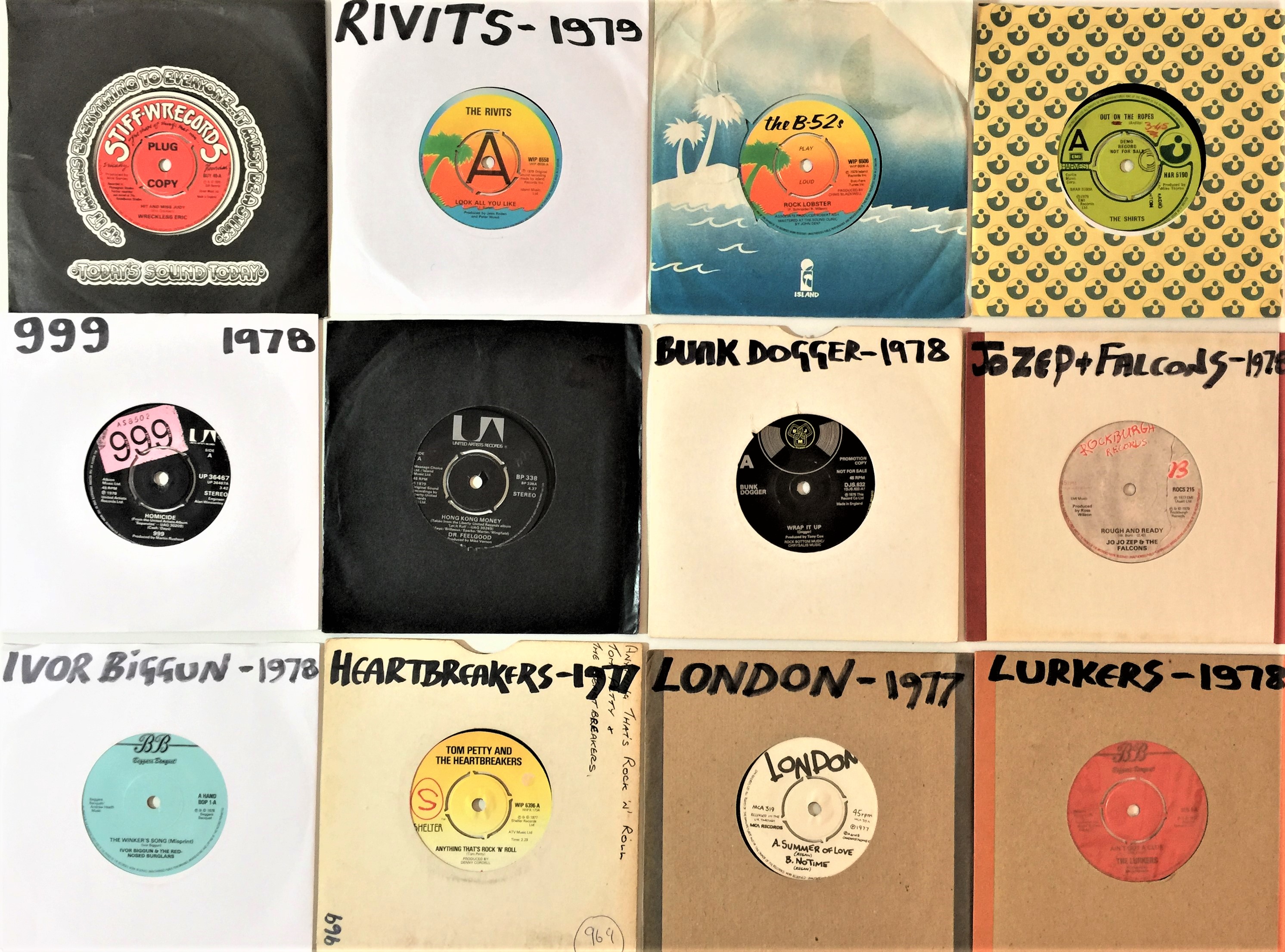 Lot 163 - Punk 7" - 1976 To 1979