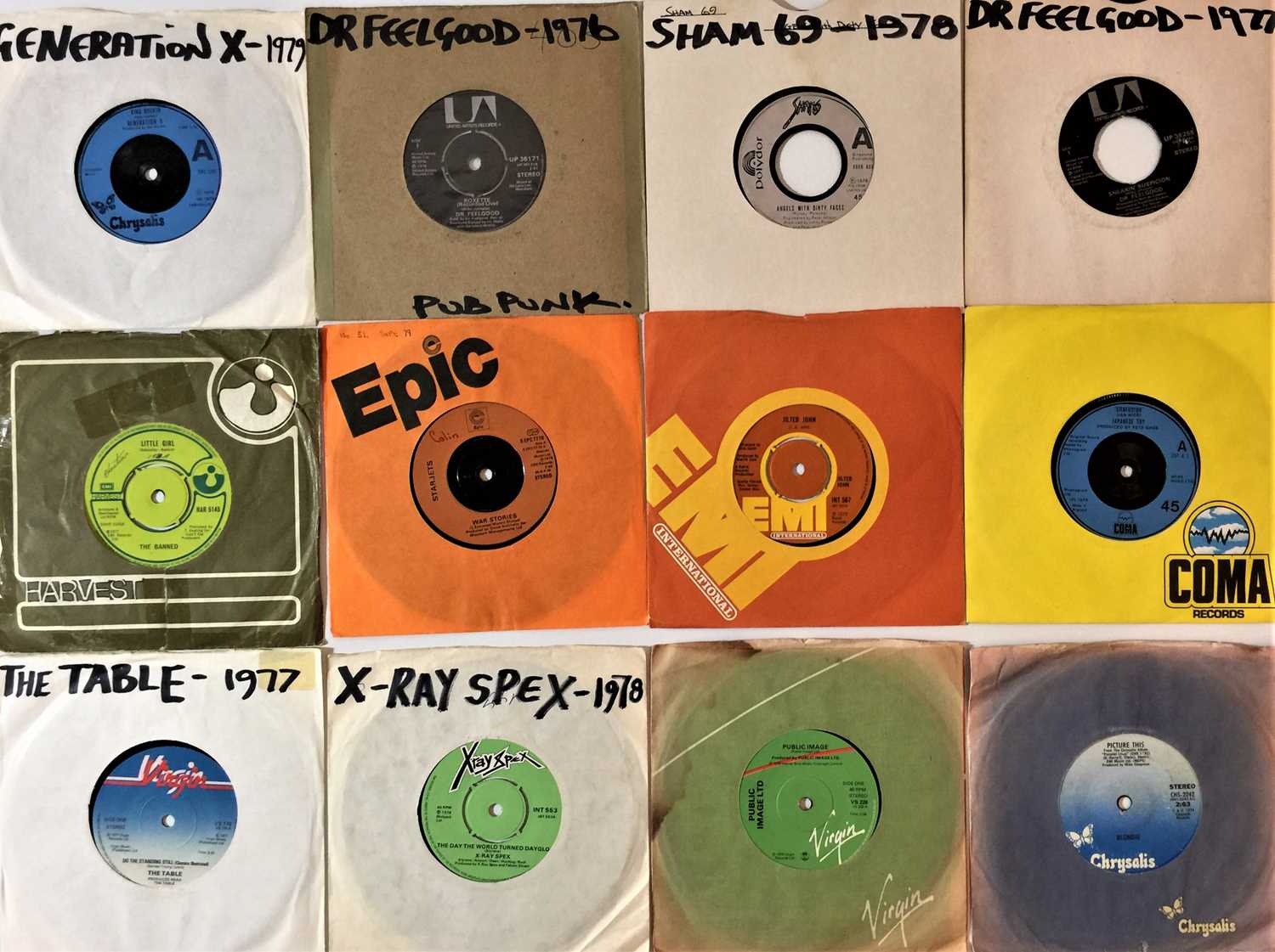 Lot 163 - Punk 7" - 1976 To 1979