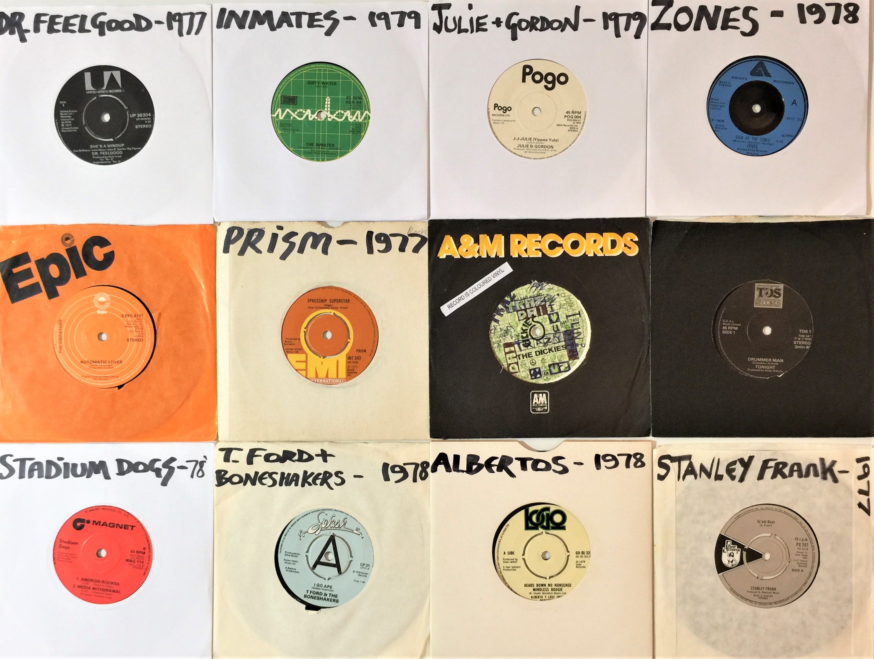 Lot 164 - Punk 7" - 1976 To 1979
