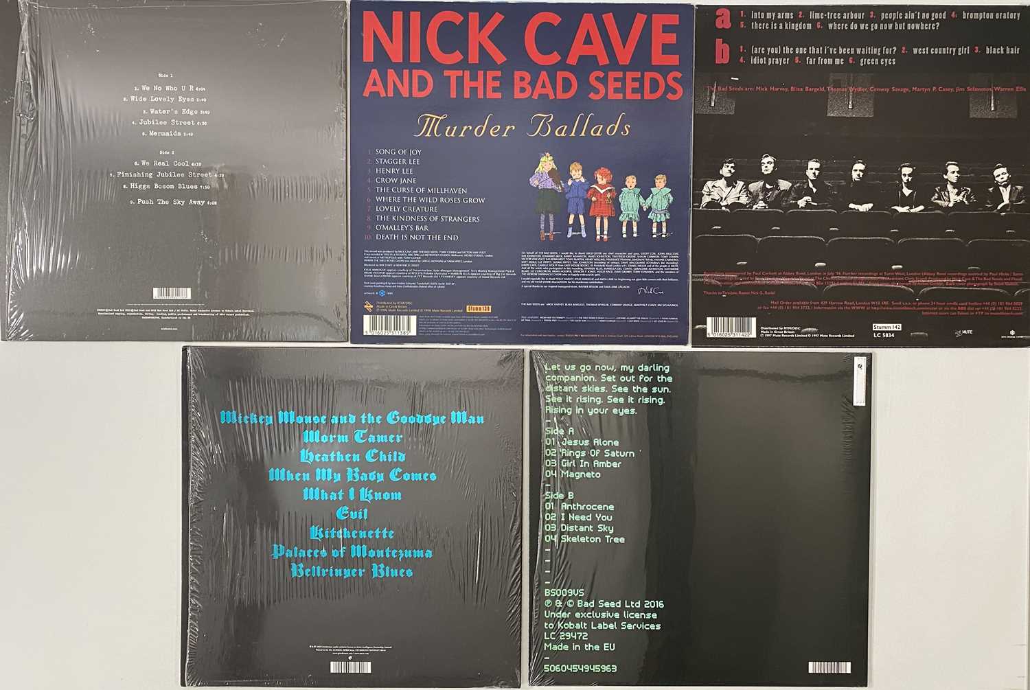 Lot 139 - NICK CAVE AND RELATED - LP PACK