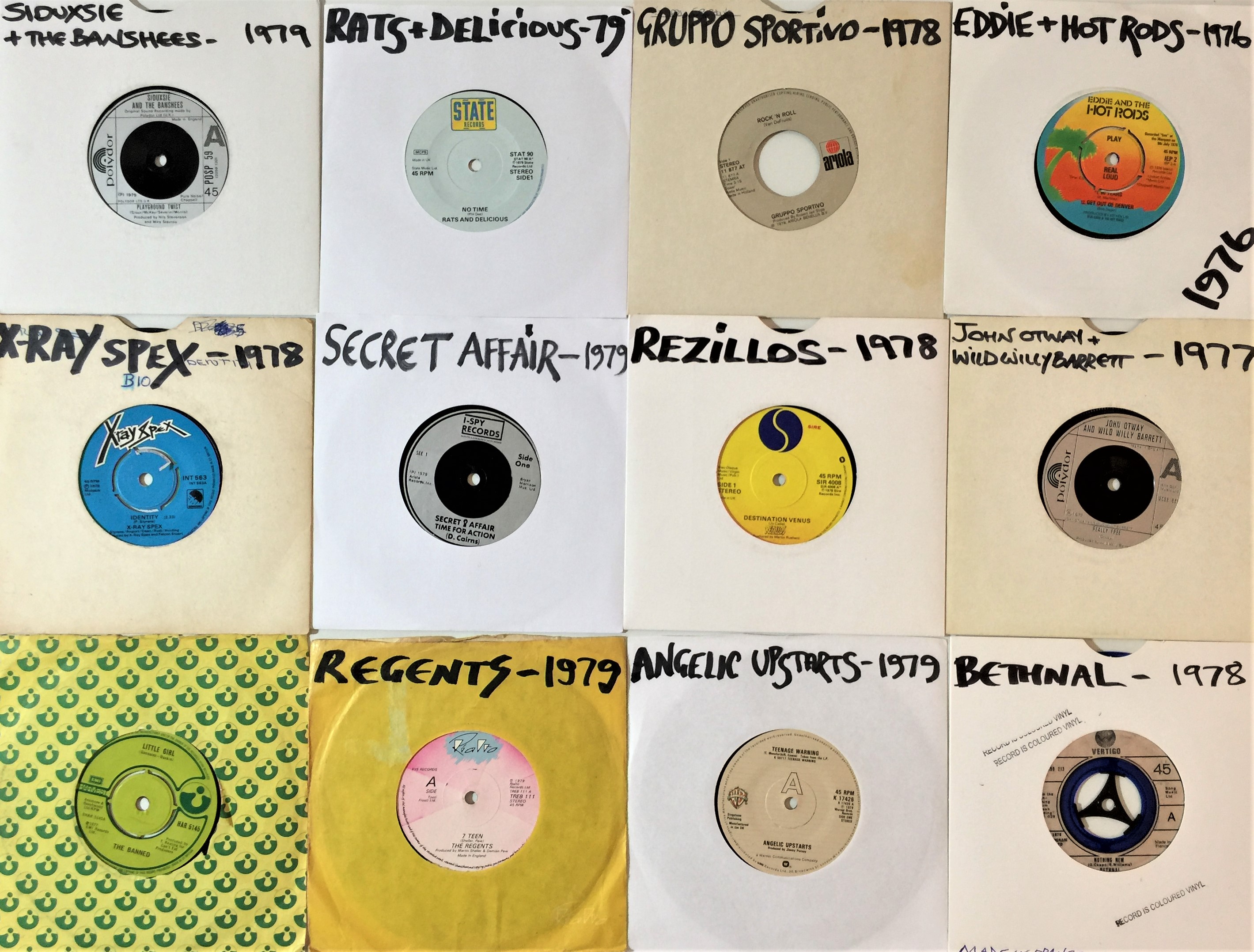Lot 166 - Punk 7" - 1976 To 1979