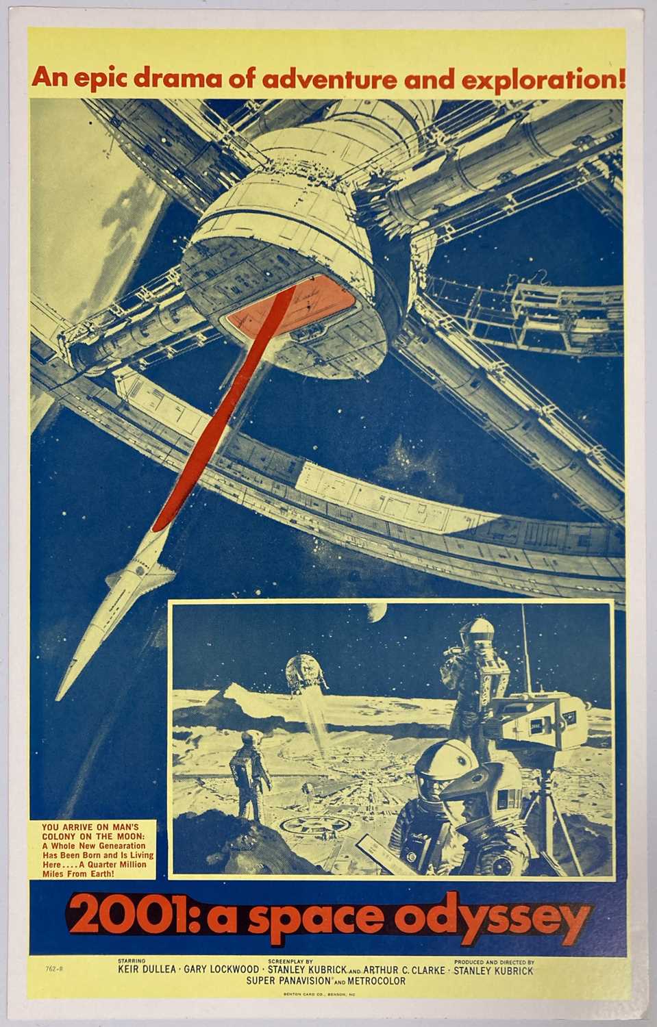 Lot 138 - 2001: A SPACE ODYSSEY POSTERS (1968) INC US