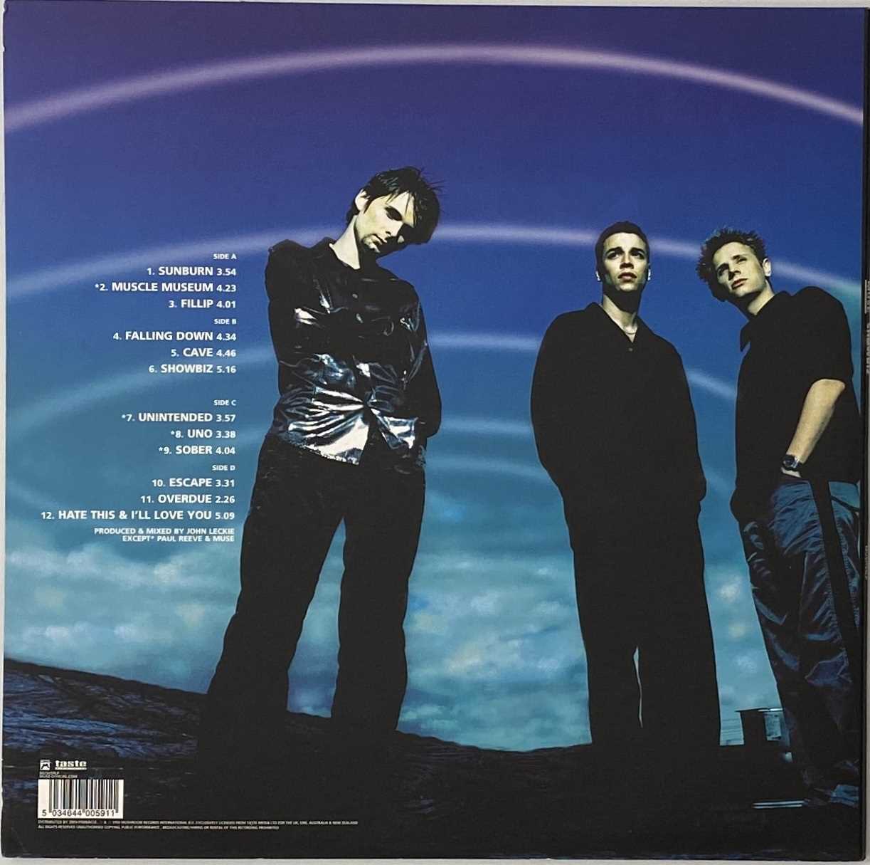 Lot 156 - MUSE - SHOWBIZ LP (1999 UK CLEAR VINYL