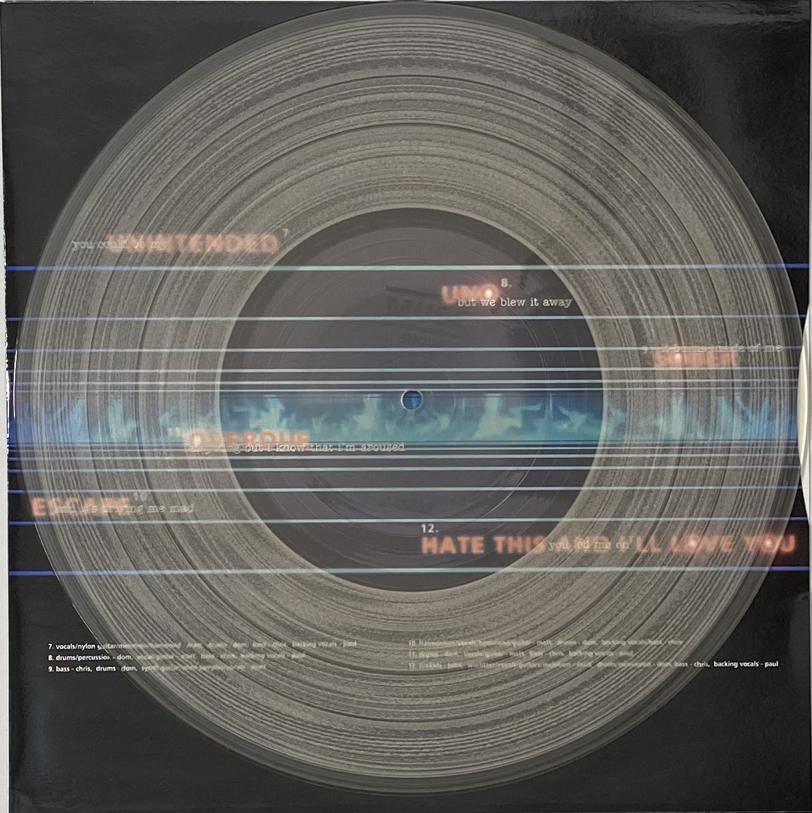 Lot 156 - MUSE - SHOWBIZ LP (1999 UK CLEAR VINYL