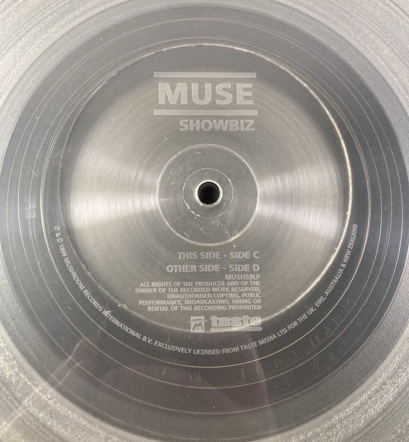 Lot 156 - MUSE - SHOWBIZ LP (1999 UK CLEAR VINYL