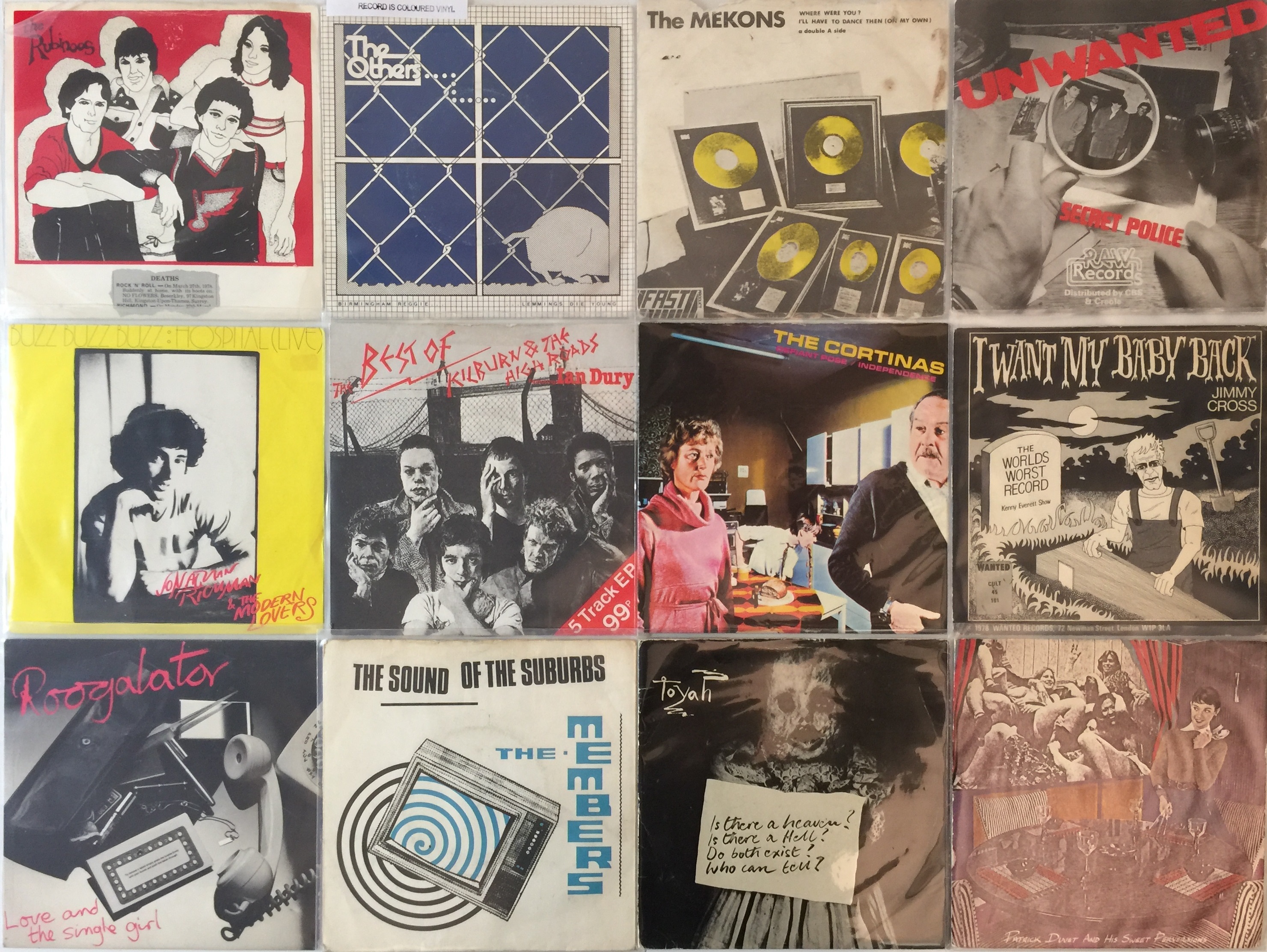 Lot 173 - Punk - Picture Sleeve 7" - 1976 To 1979