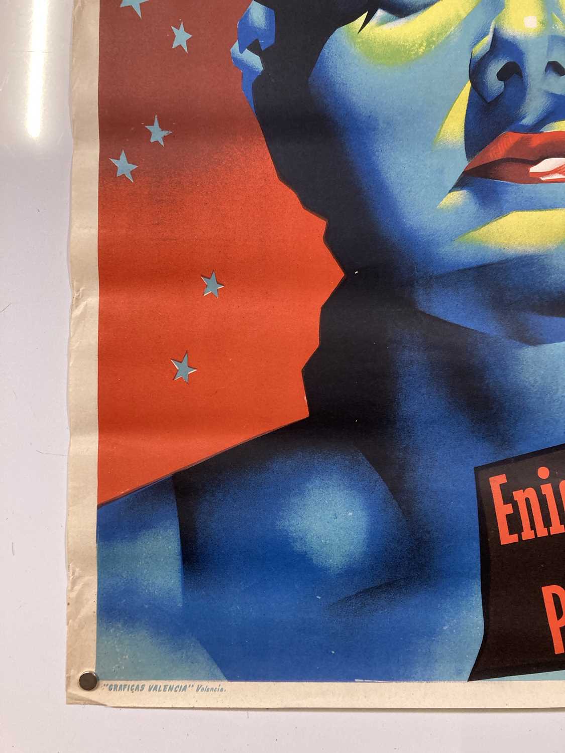 Lot 224 - VINTAGE ADVERTISING POSTER - SPANISH MEDIUM
