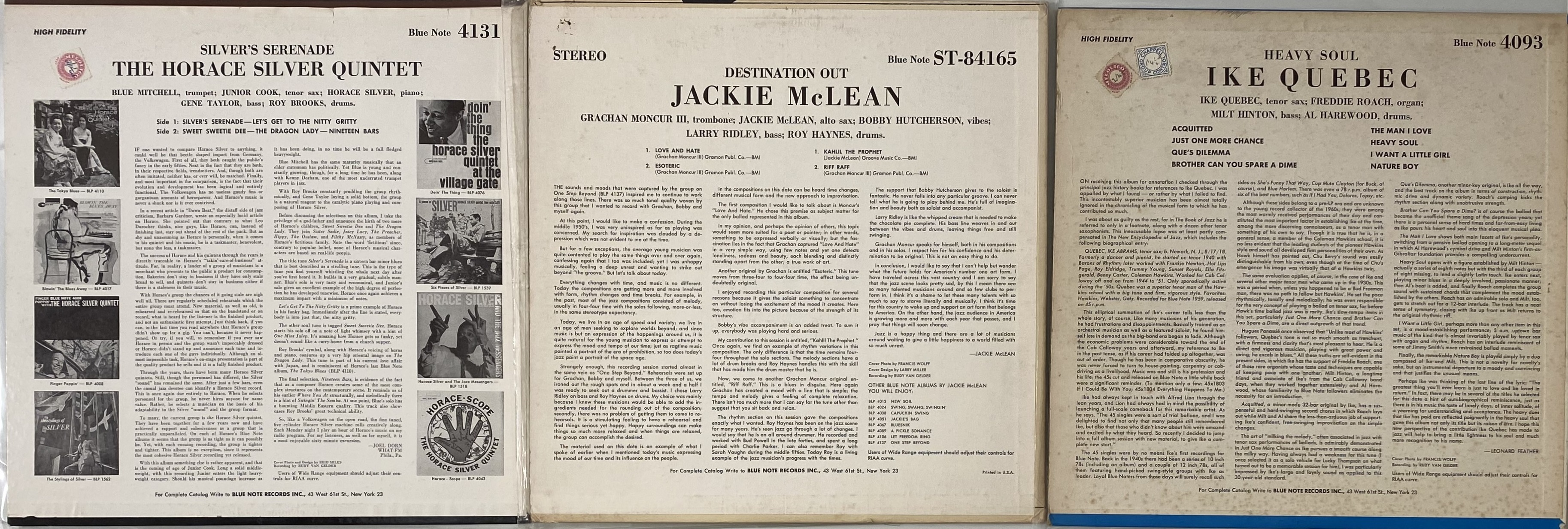 Lot 48 - BLUE NOTE - JAZZ LP PACK