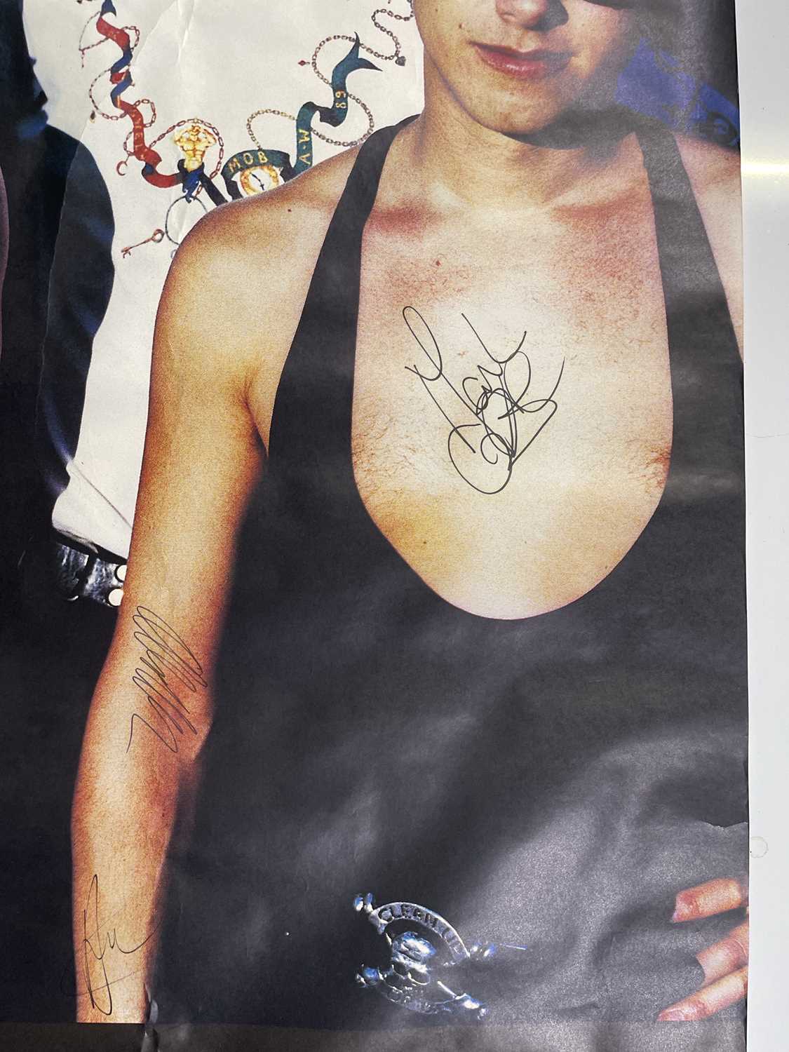 Lot 322 - DEPECHE MODE - FULLY SIGNED 'WORLD VIOLATOR'