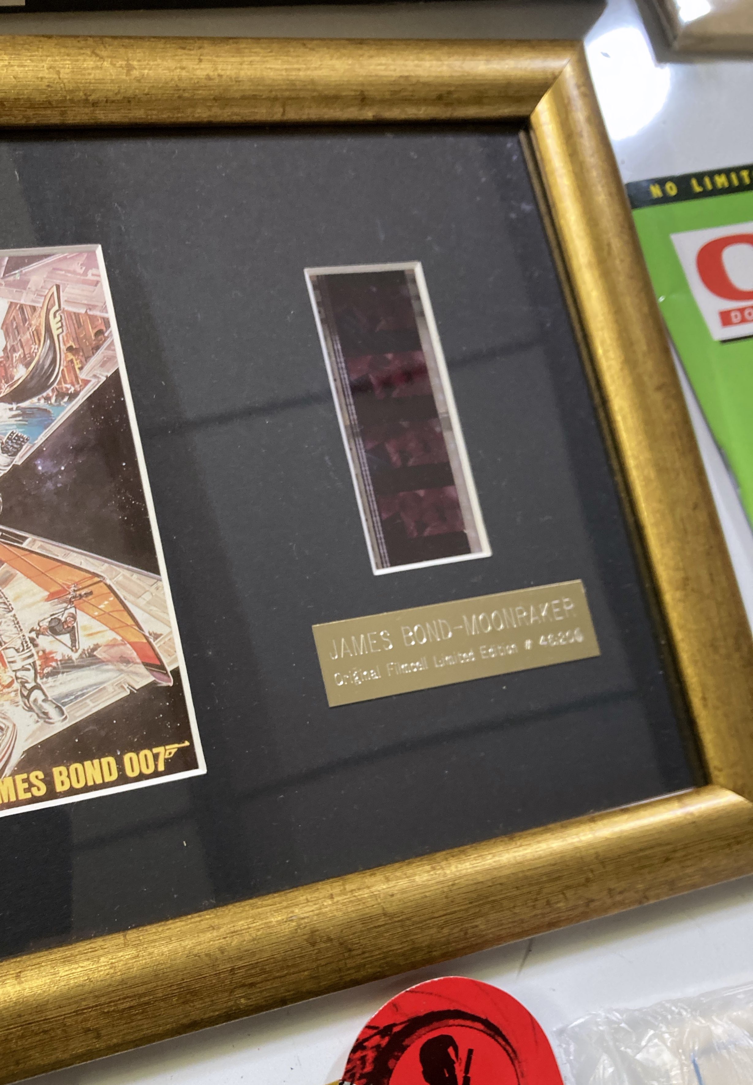 Lot 190 - JAMES BOND COLLECTABLES INC FILM CEL / CORGI