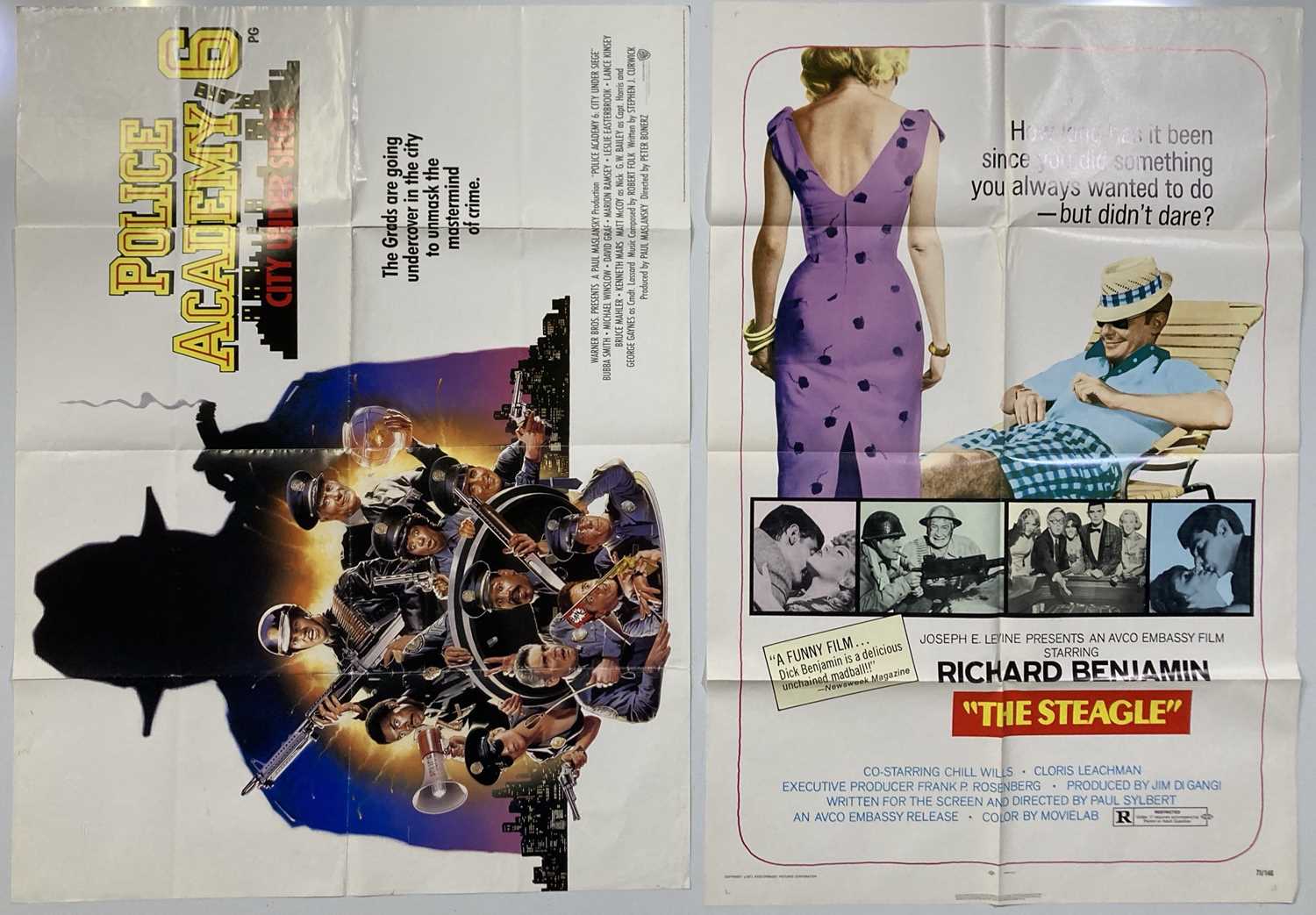 Lot 155 - FILM POSTERS - US ONE SHEETS C 60S/70S.