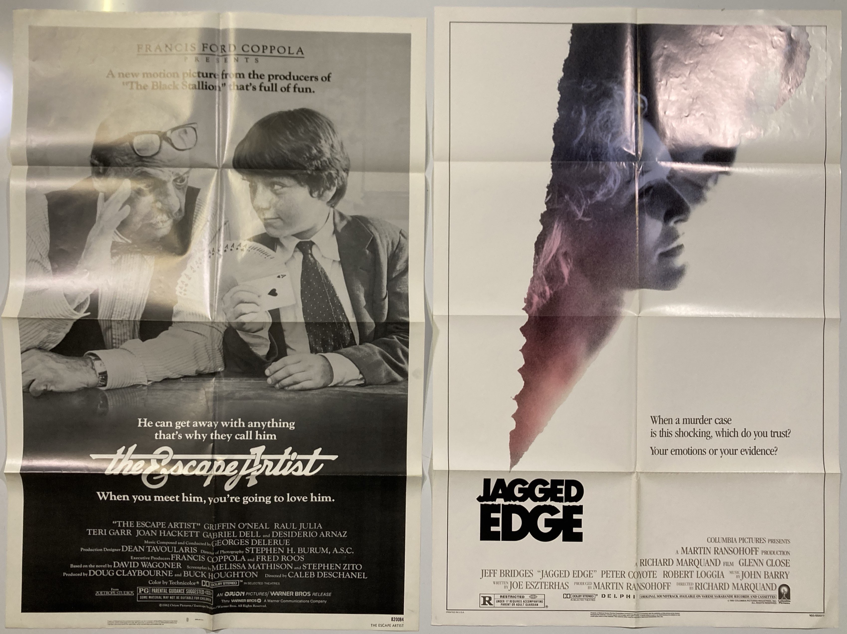 Lot 155 - FILM POSTERS - US ONE SHEETS C 60S/70S.