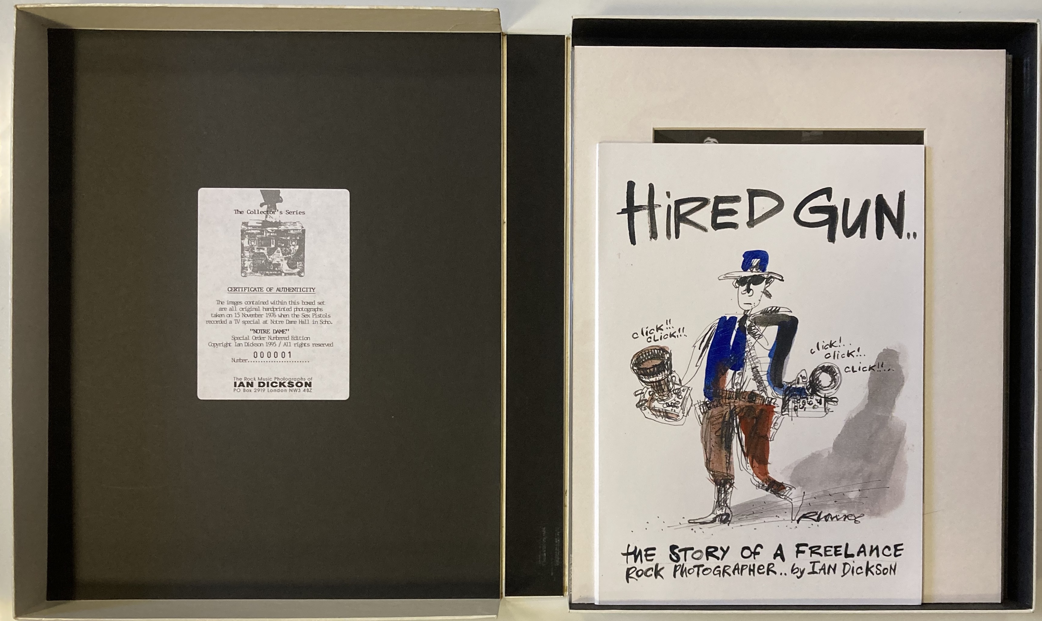 Lot 265 - SEX PISTOLS - IAN DICKSON NOTRE DAME LIMITED