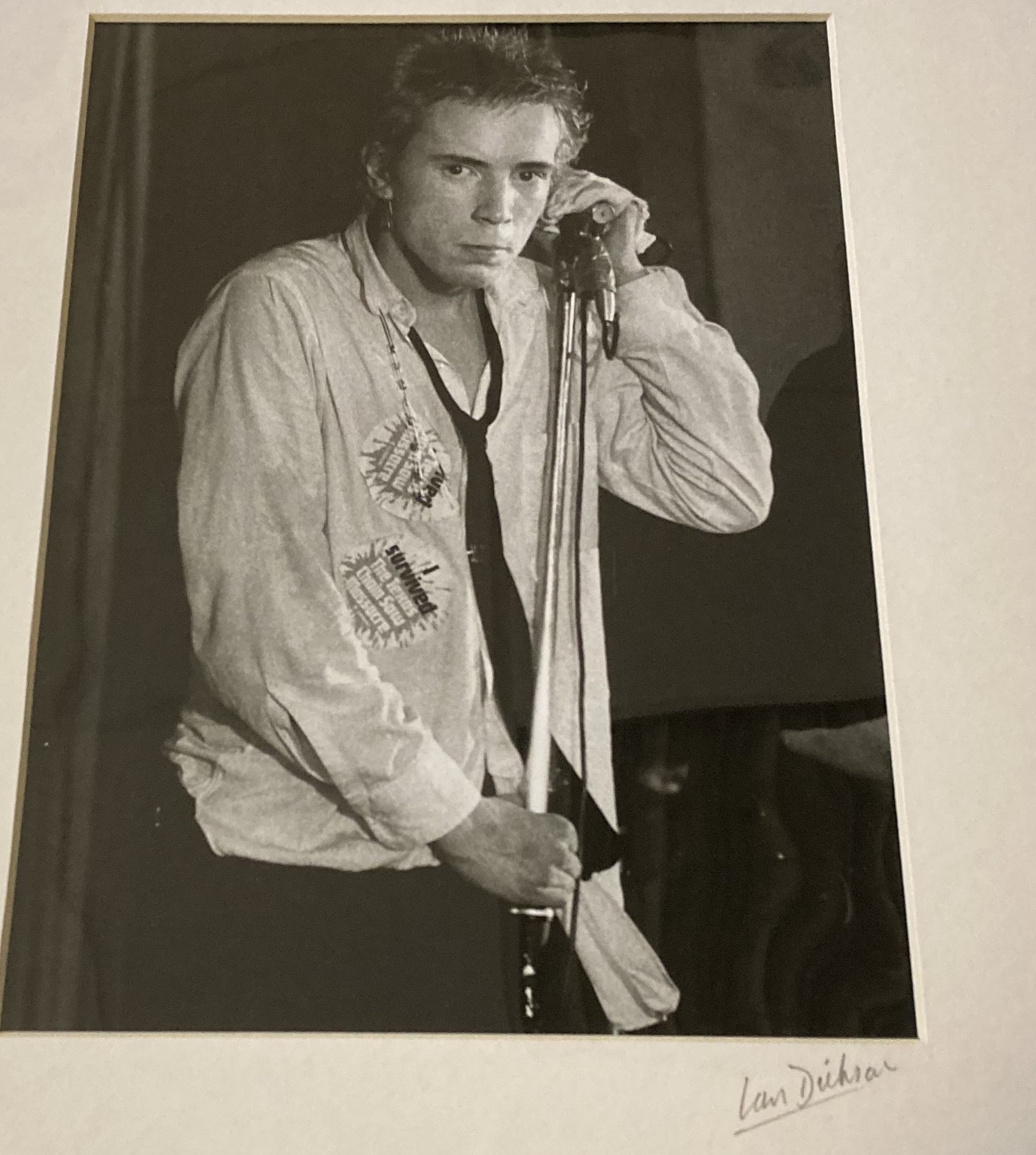 Lot 265 - SEX PISTOLS - IAN DICKSON NOTRE DAME LIMITED