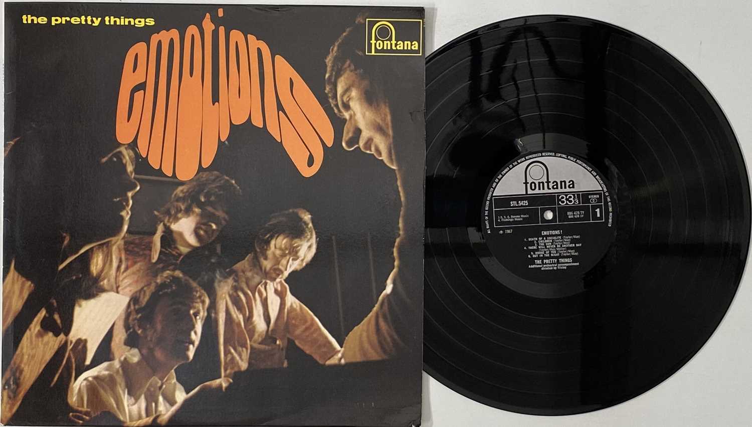 Lot 209 - THE PRETTY THINGS - EMOTIONS/PARACHUTE LPs