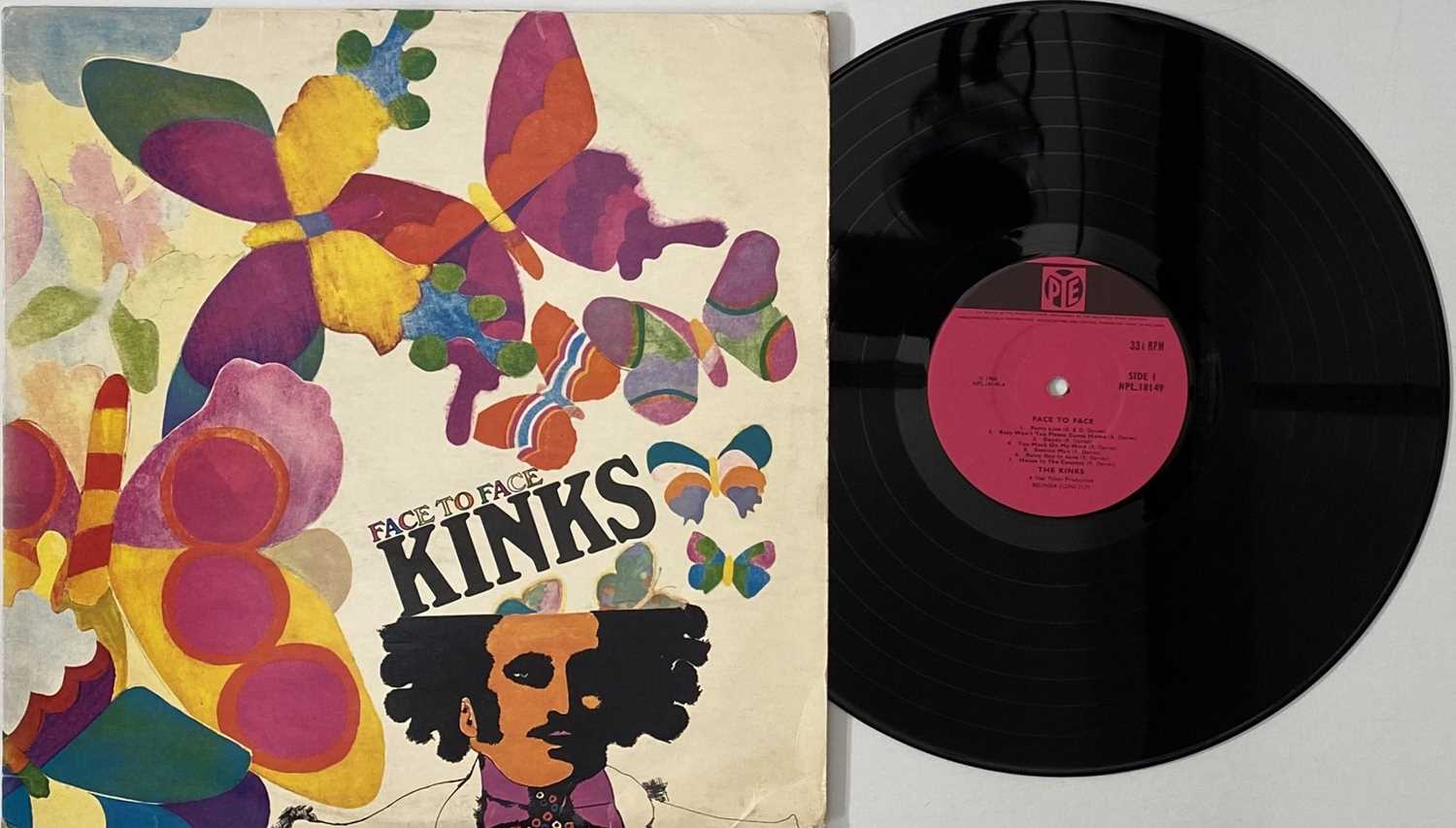 Lot 211 - THE KINKS - ARTHUR/FACE TO FACE LPs