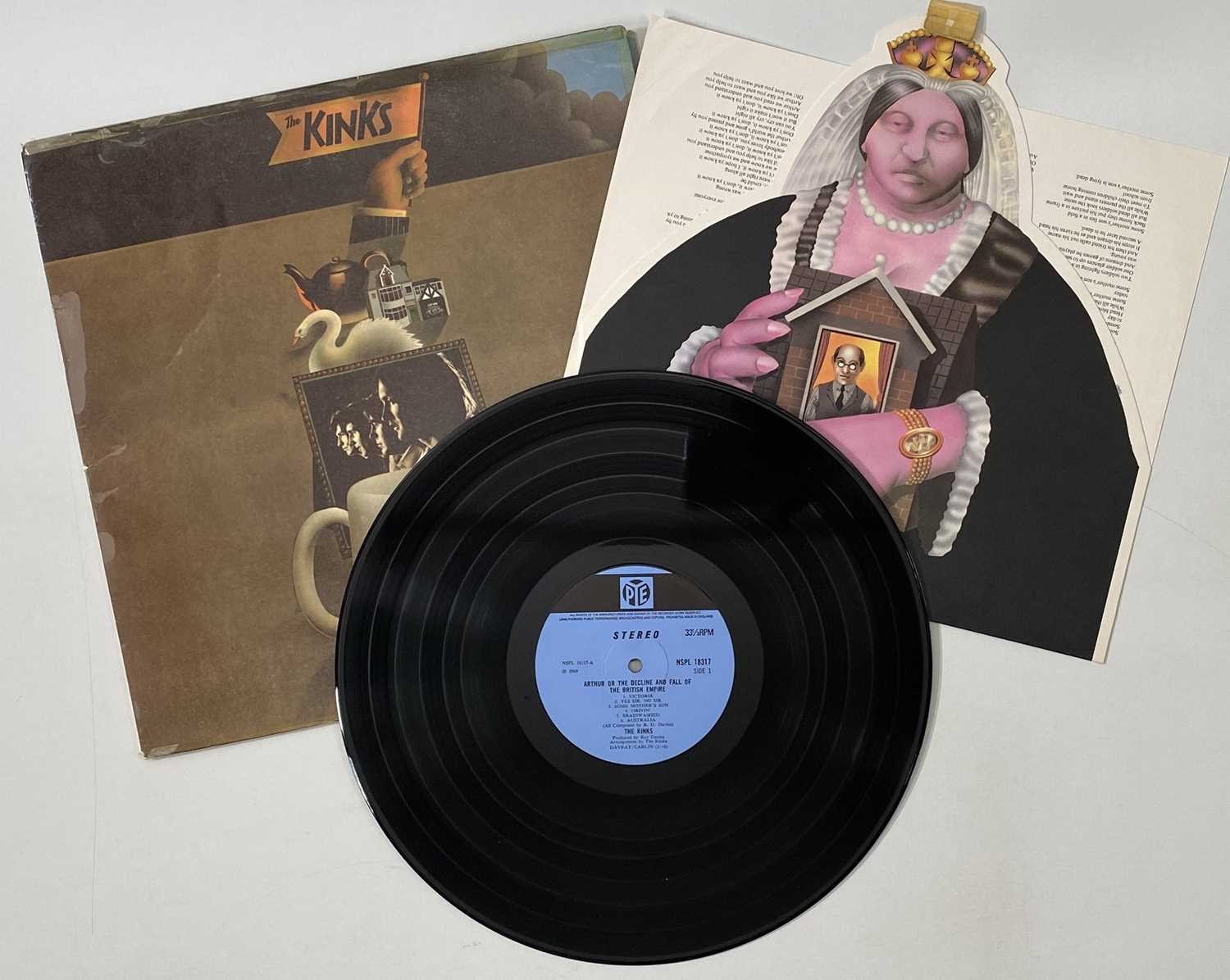 Lot 211 - THE KINKS - ARTHUR/FACE TO FACE LPs