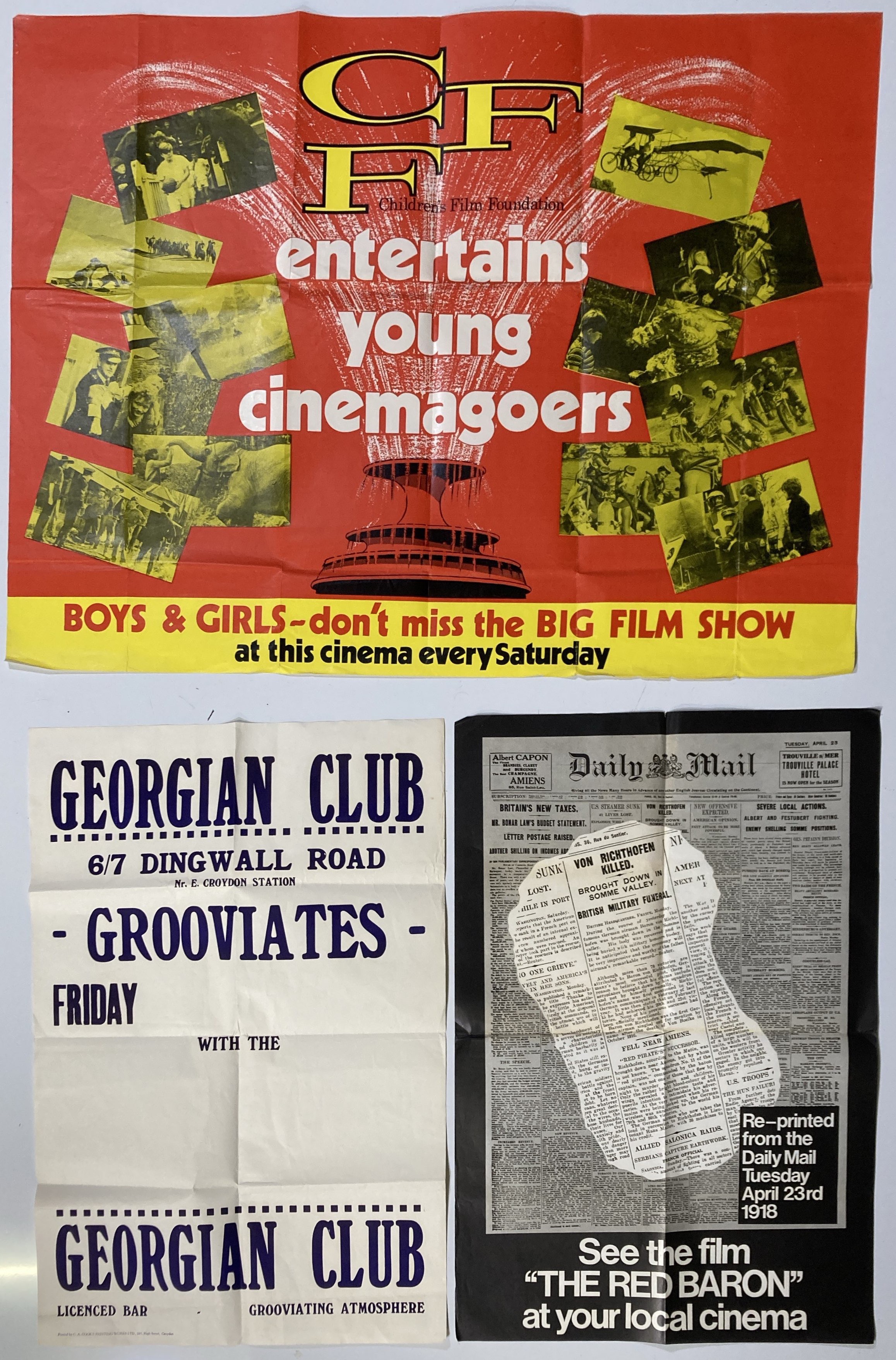 Lot 233 - ADVERTISING POSTERS COLLECTION.