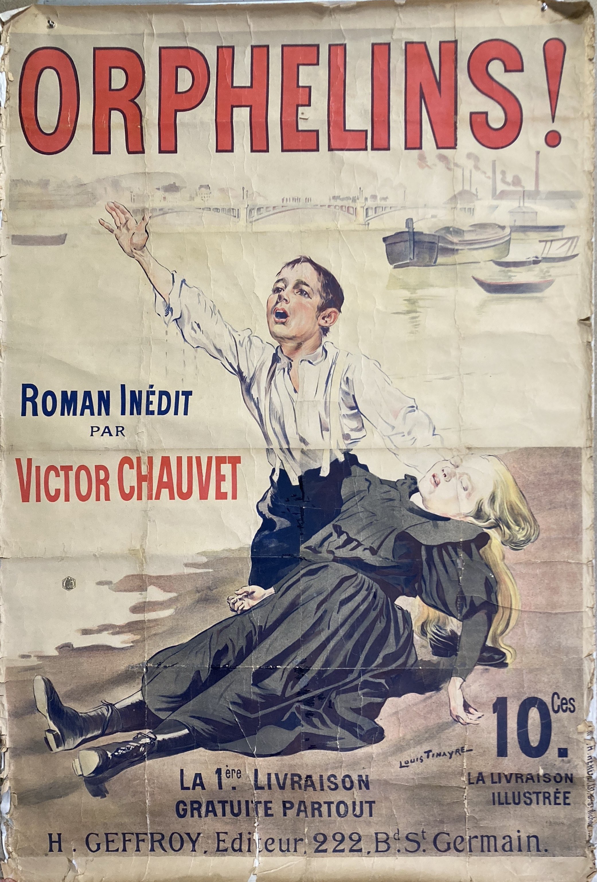 Lot 234 - 19TH CENTURY FRENCH ADVERTISING POSTER - ART