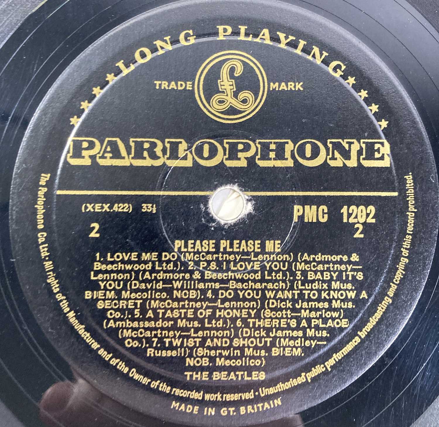 Lot 236 - THE BEATLES - PLEASE PLEASE ME LP (1ST UK