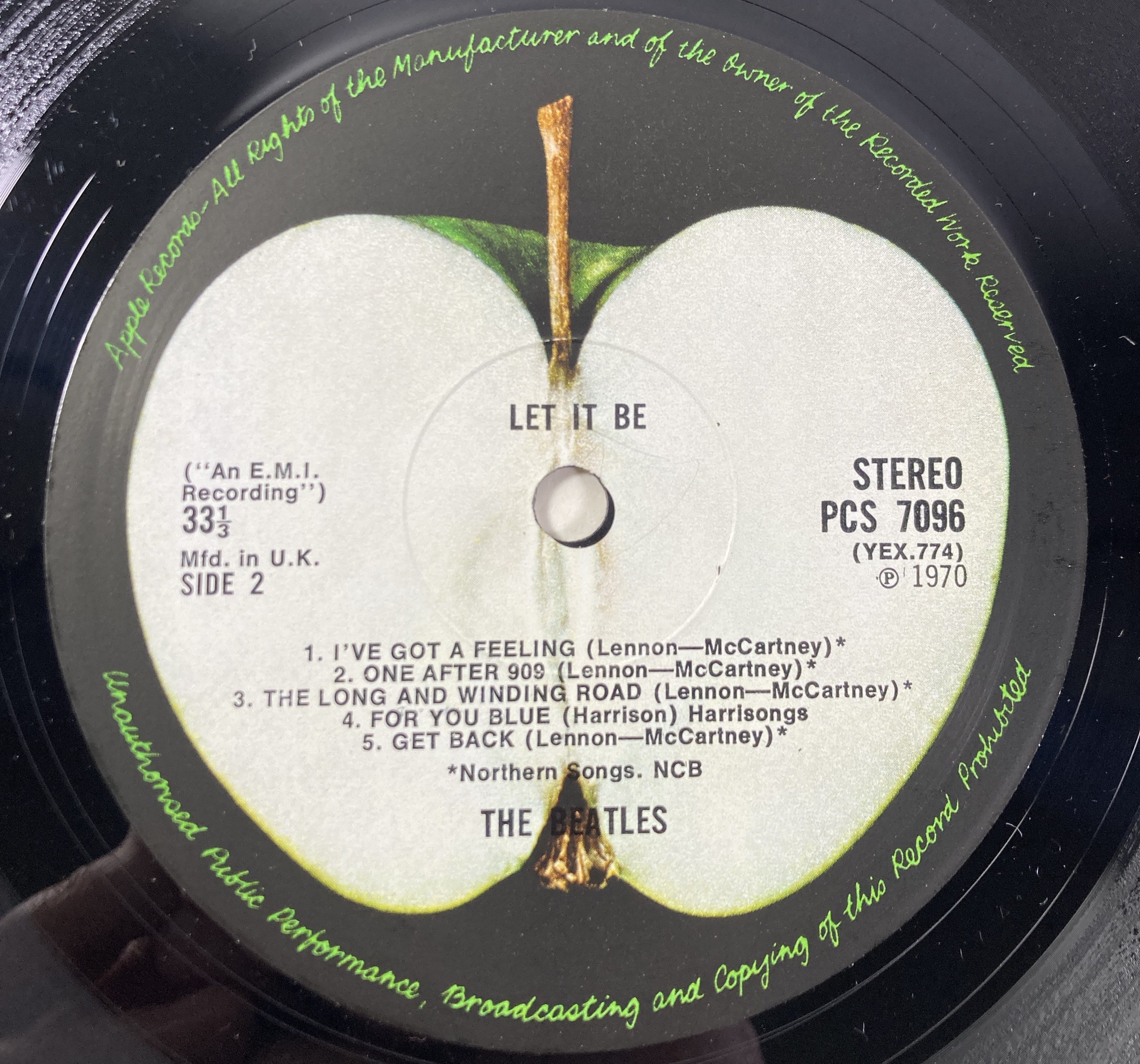 Lot 241 - THE BEATLES - LET IT BE LP (ORIGINAL UK 'PXS