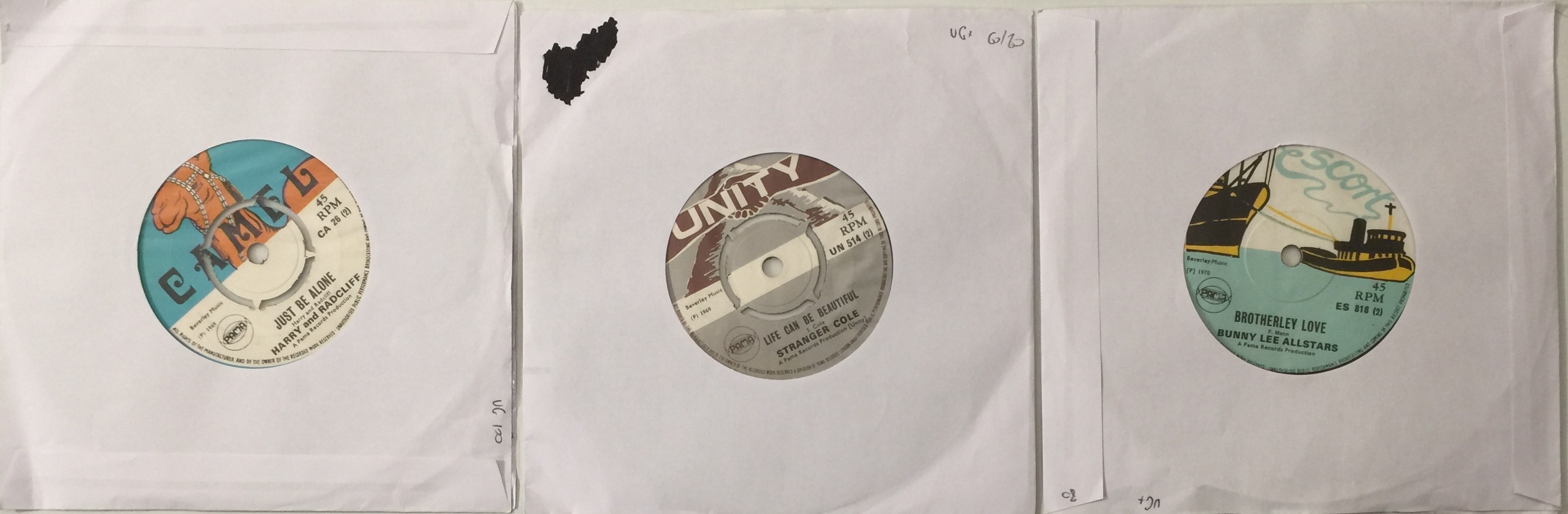 Lot 52 - REGGAE - UK (ISSUED) 1969/1970 7" RARITIES