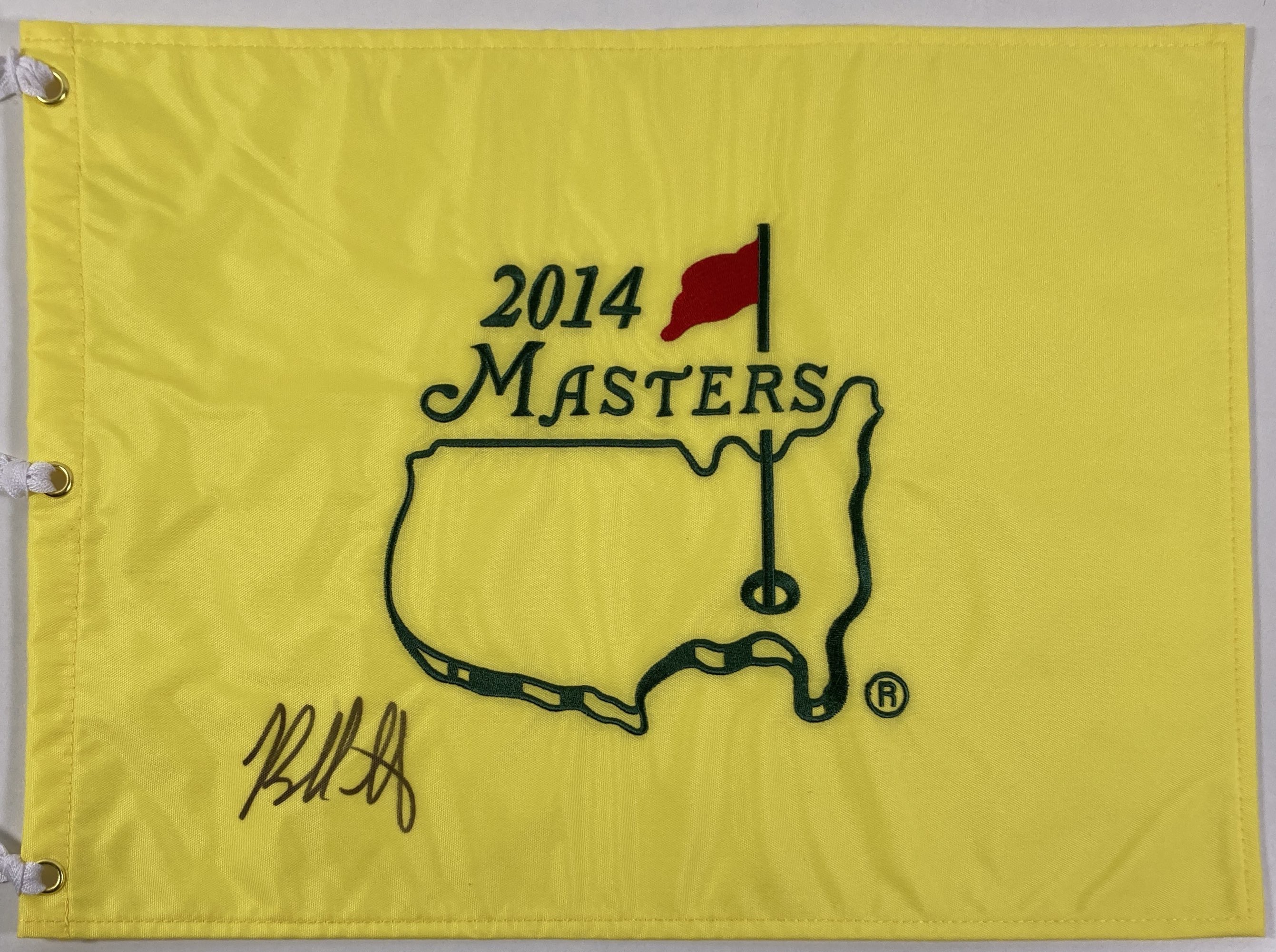 Lot 75 - GOLF MEMORABILIA - FLAGS SIGNED BY