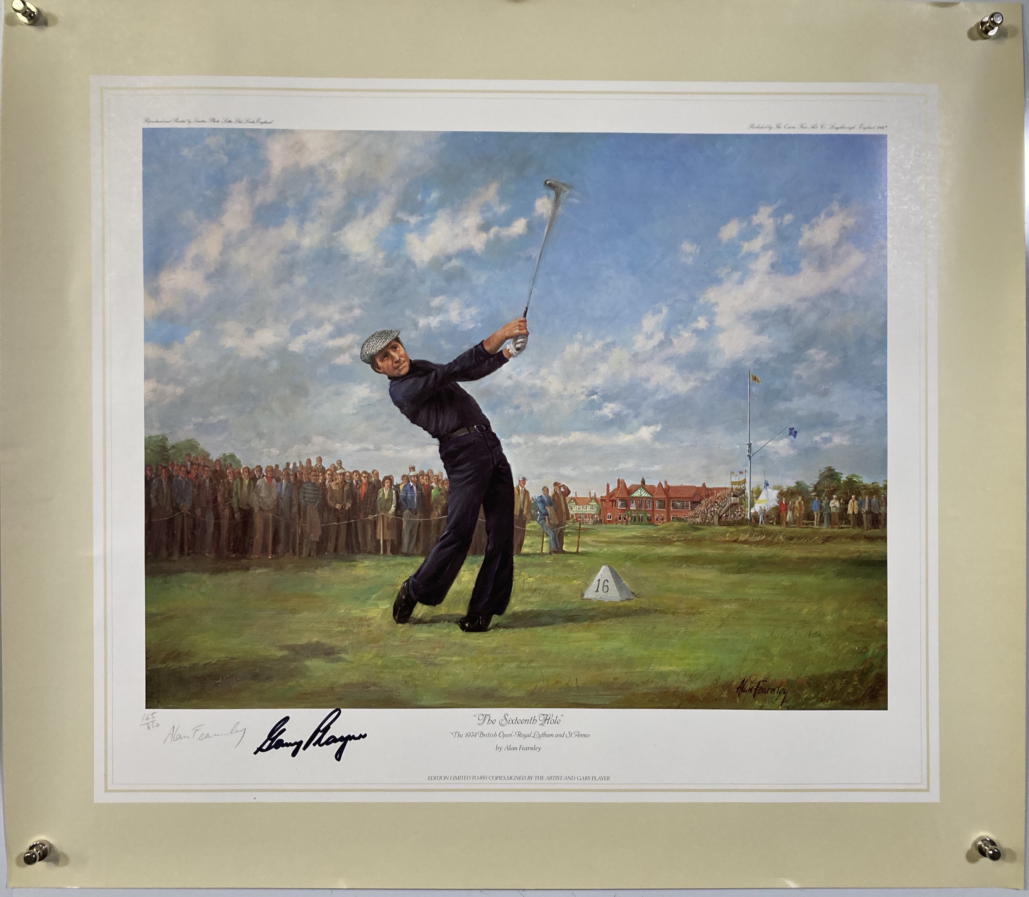 Lot 76 - GOLF MEMORABILIA - PLAYER SIGNED PRINTS.
