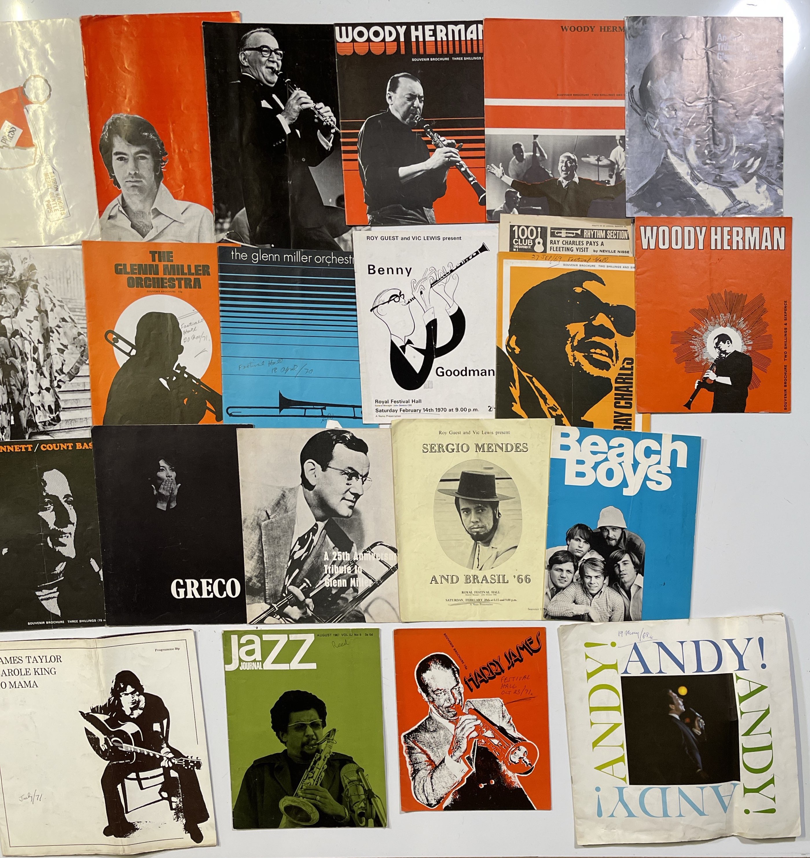 Lot 94 - 1960s JAZZ-RELATED PROGRAMMES AND PRESS