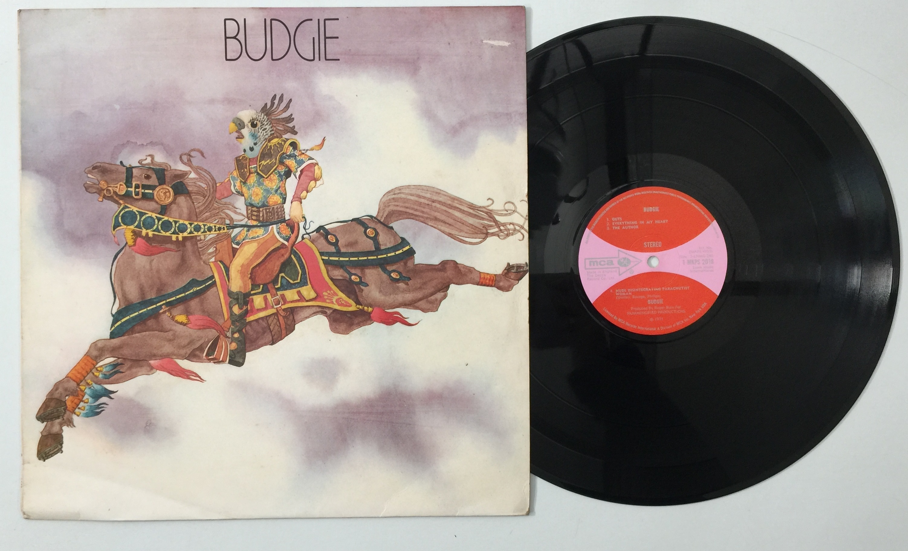 Lot 307 - BUDGIE - BUDGIE (OG 'DOG BONE' LABEL - MKPS