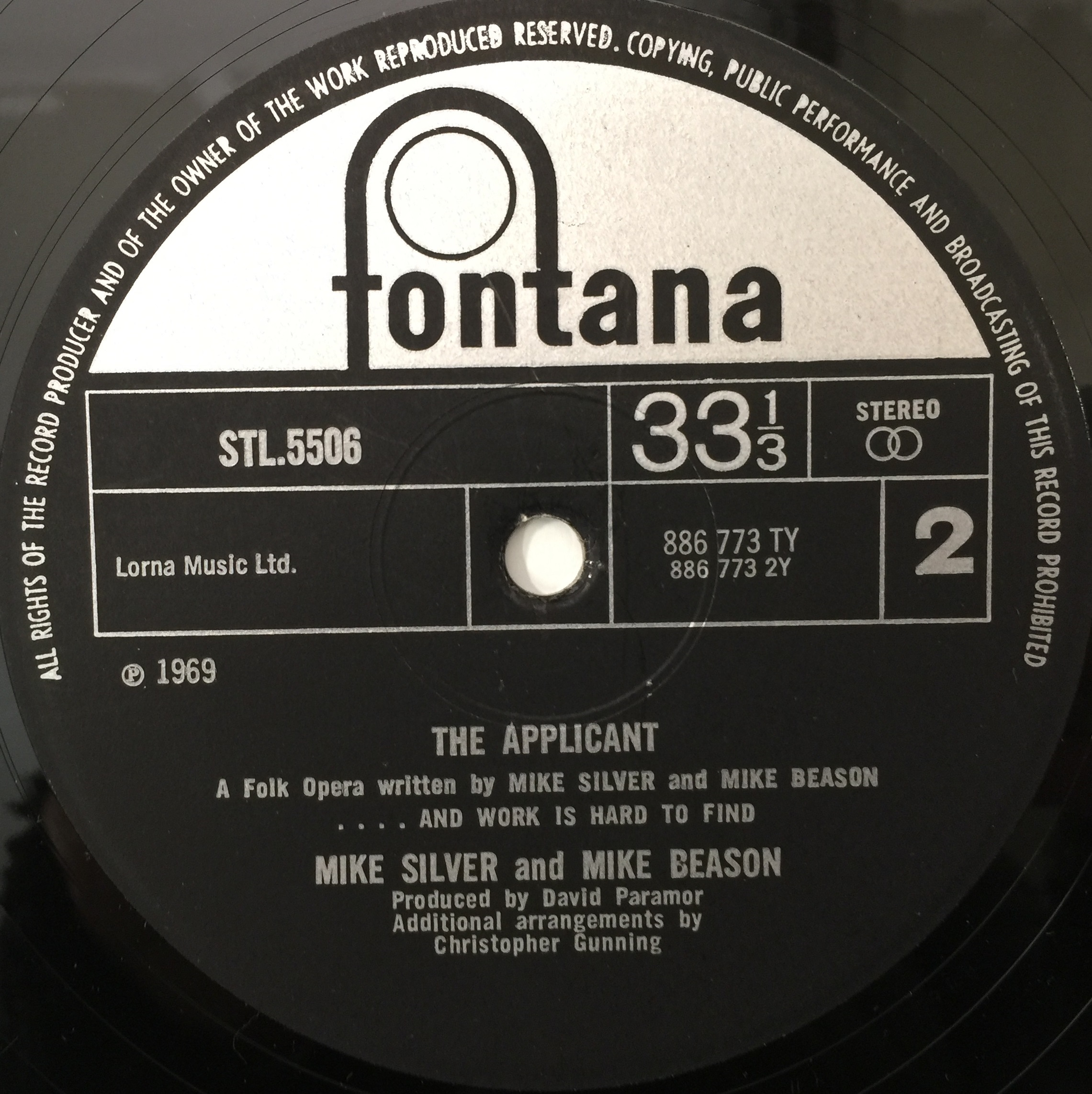 Lot 328 - MIKE SILVER AND MIKE BEASON - THE APPLICANT