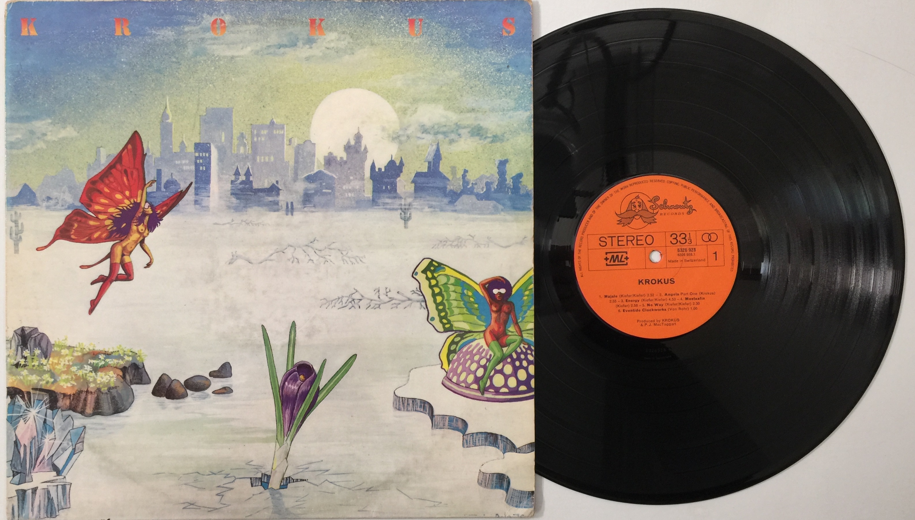 Lot 333 - KROKUS - S/T LP (SWISS OG - SCHNOUTZ RECORDS