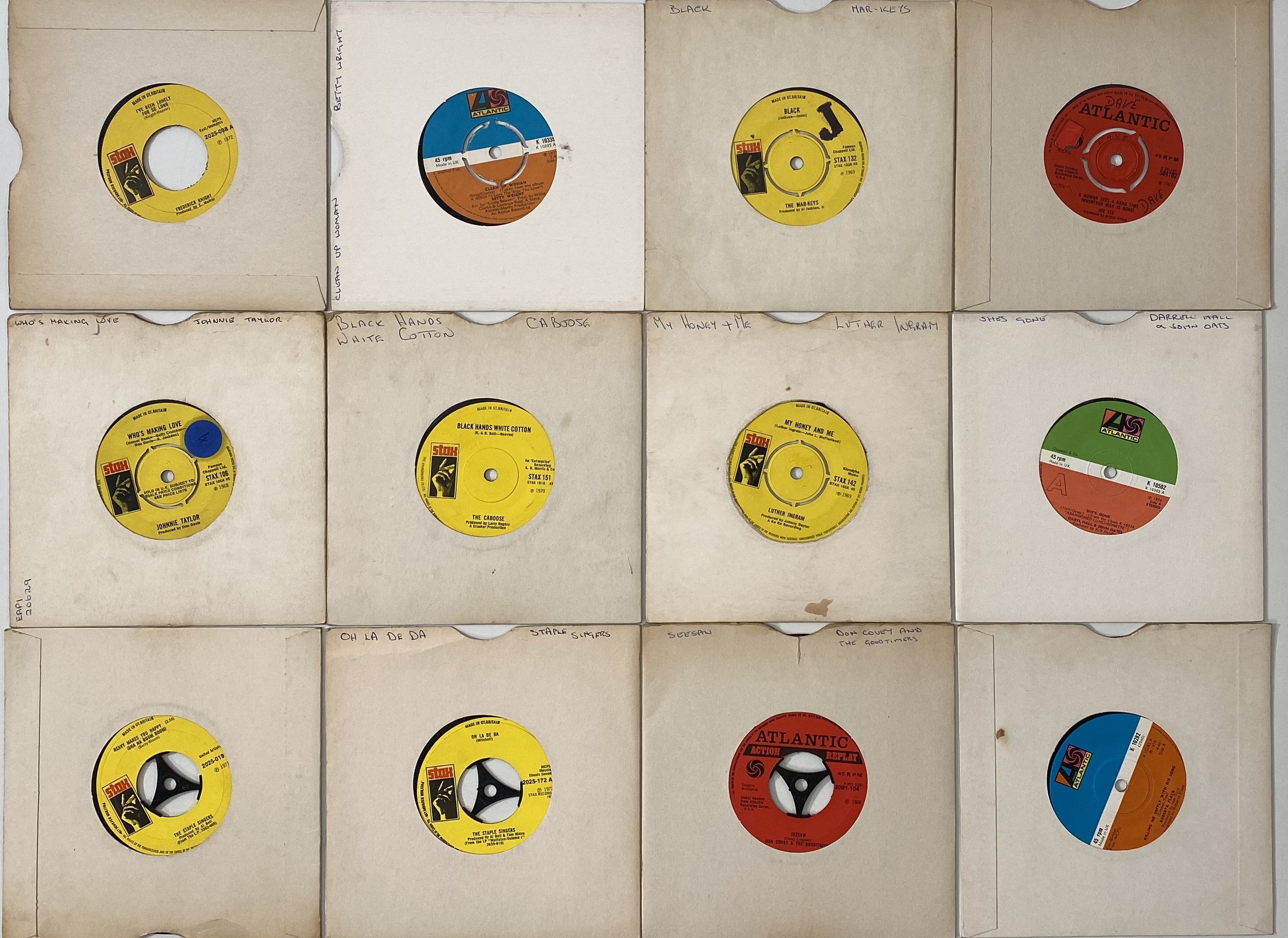 Lot 105 - ATLANTIC/STAX - UK 7" COLLECTION