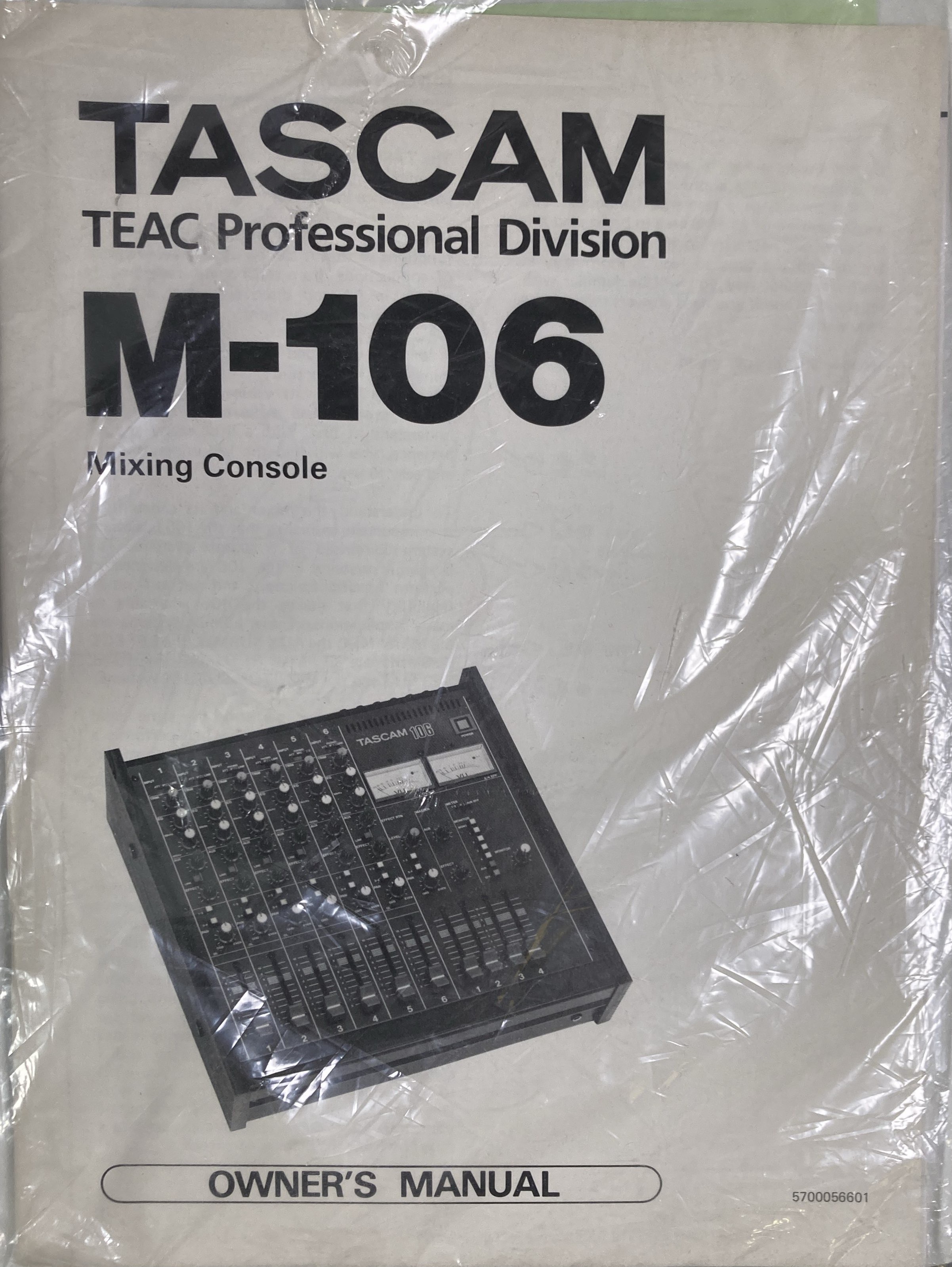 Lot 204 - TASCAM M-106 MIXING CONSOLE.