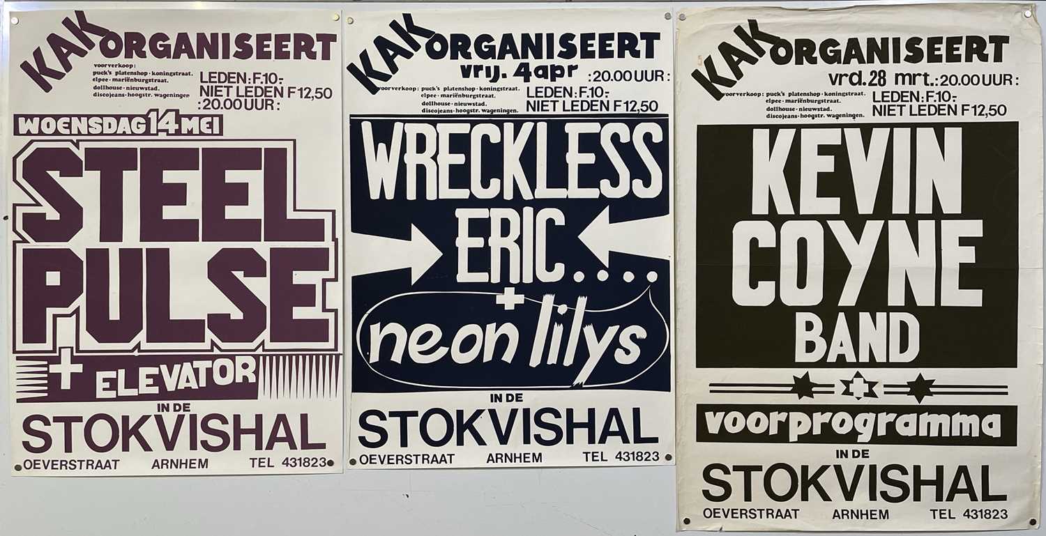 Lot 132 - DUTCH CONCERT POSTERS C 1980 INC JOHN CALE
