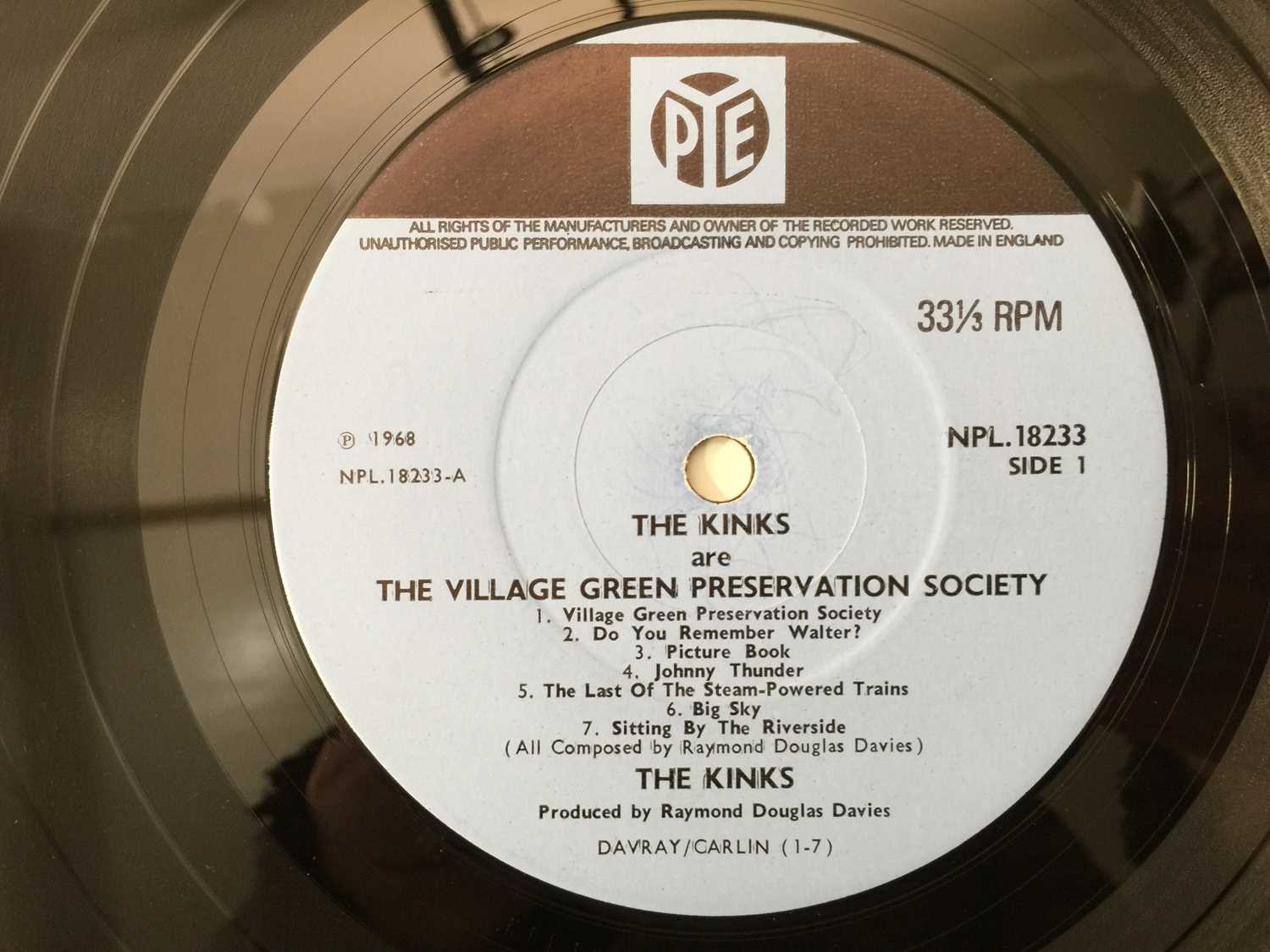 Lot 363 - THE KINKS - ARE THE VILLAGE GREEN