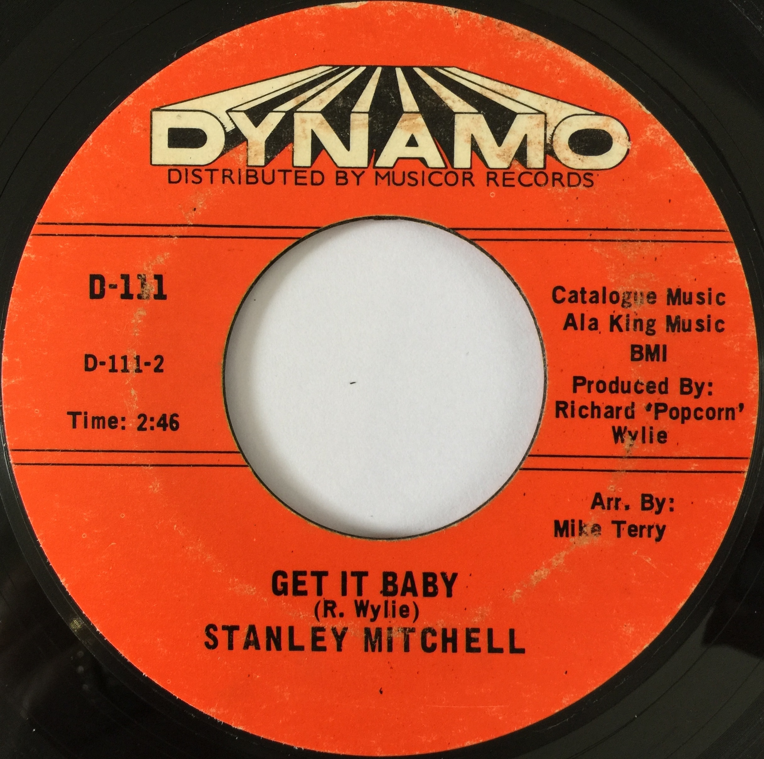 Lot 27 - STANLEY MITCHELL - GET IT BABY/ QUIT TWISTIN'