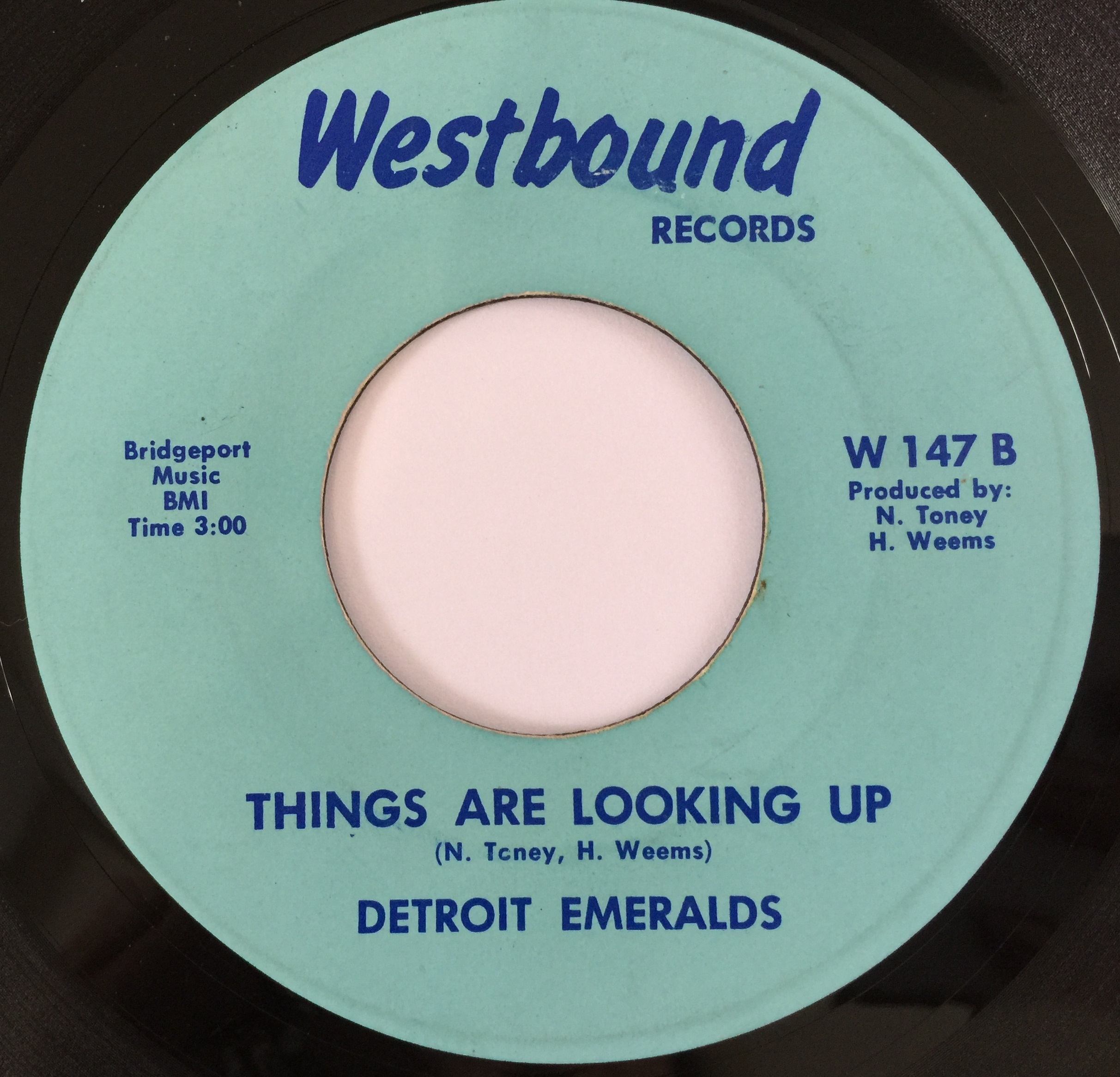 Lot 147 - DETROIT EMERALDS - HOLDING ON (WESTBOUND