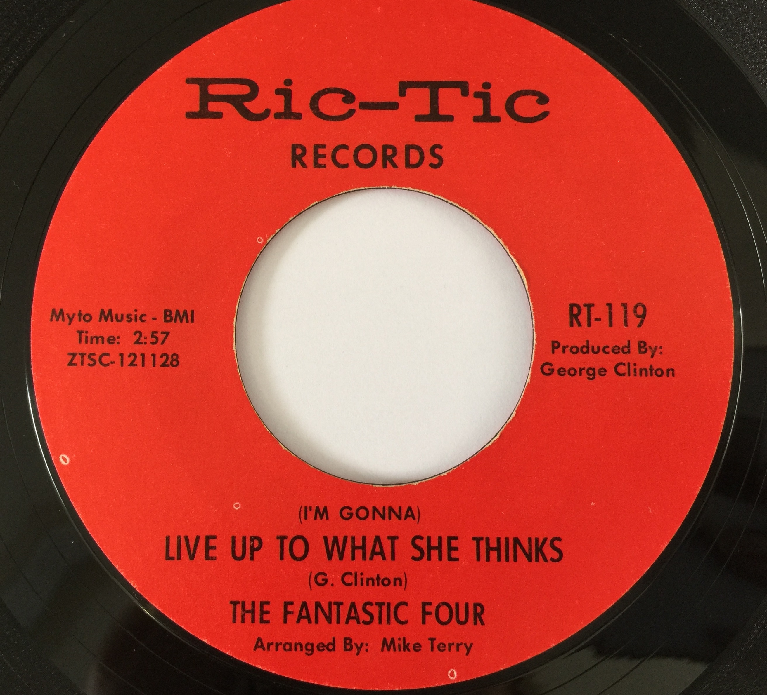 Lot 62 - THE FANTASTIC FOUR - LIVE UP TO WHAT SHE